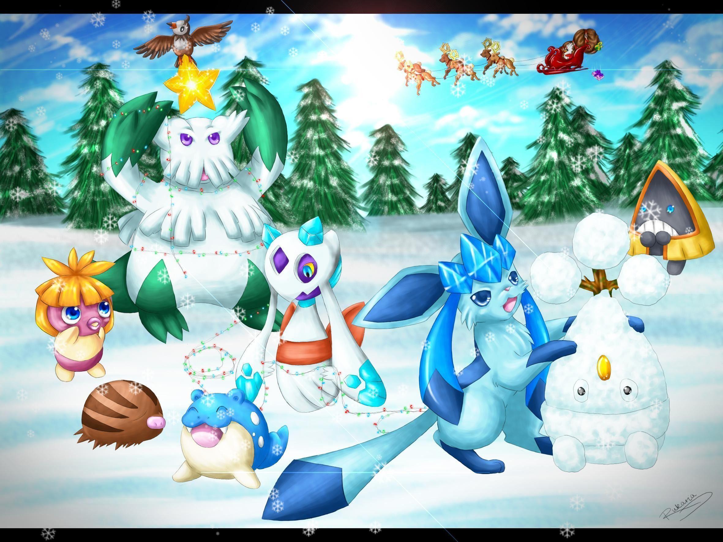 Winter Pokemon Wallpapers - Top Free Winter Pokemon Backgrounds ...