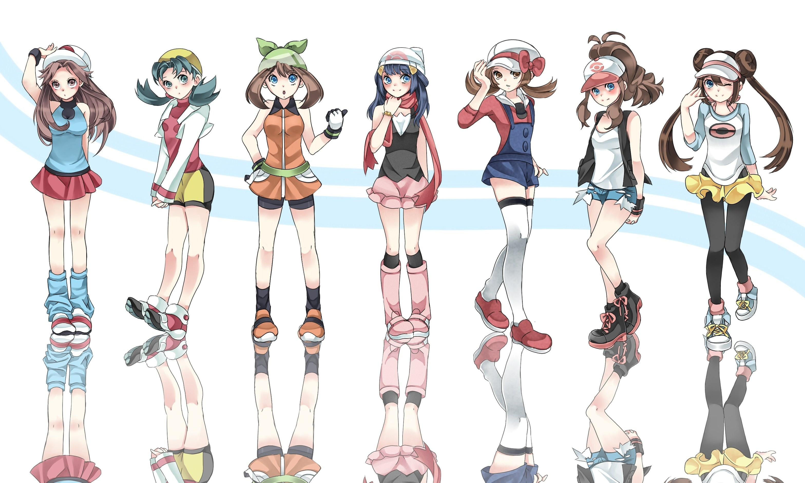 Female Pokemon Trainer Wallpapers - Top Free Female Pokemon Trainer ...