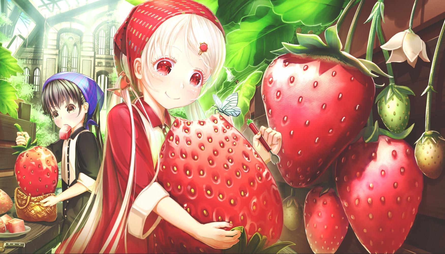 Strawberry Anime Wallpapers - Top Free Strawberry Anime Backgrounds ...