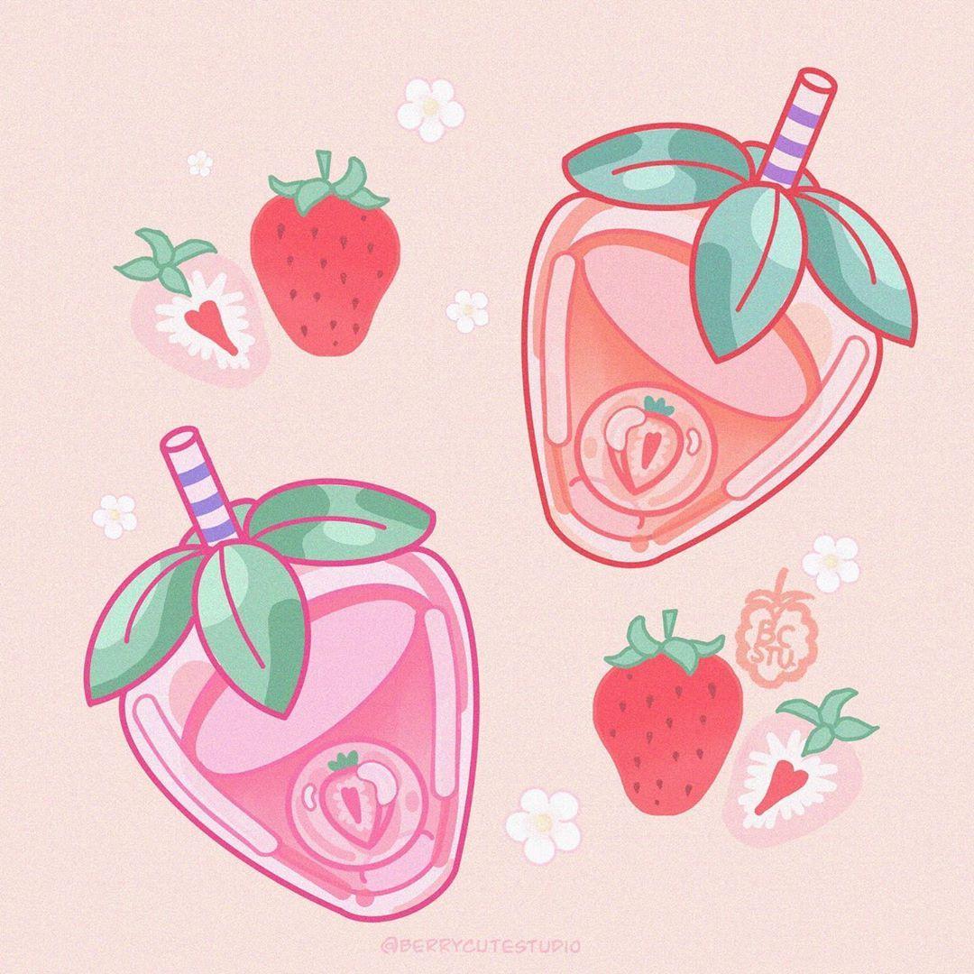 Strawberry Anime Wallpapers - Top Free Strawberry Anime Backgrounds ...