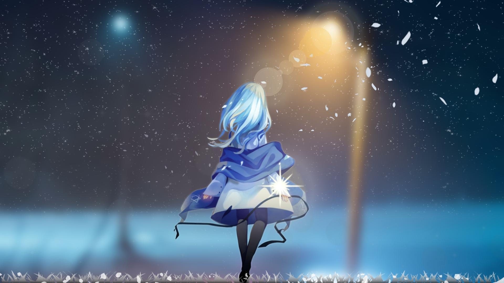 Light Blue Anime Wallpapers - Top Free Light Blue Anime Backgrounds ...