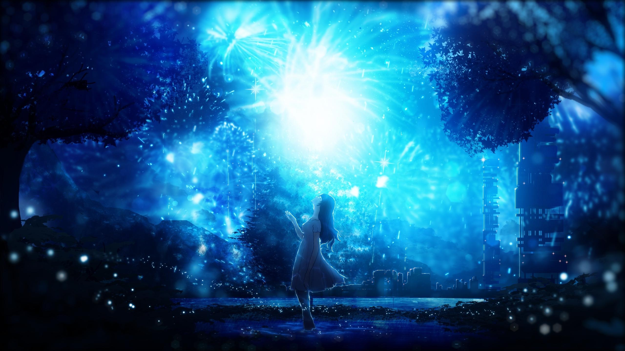 Light Blue Anime Wallpapers - Top Free Light Blue Anime Backgrounds ...