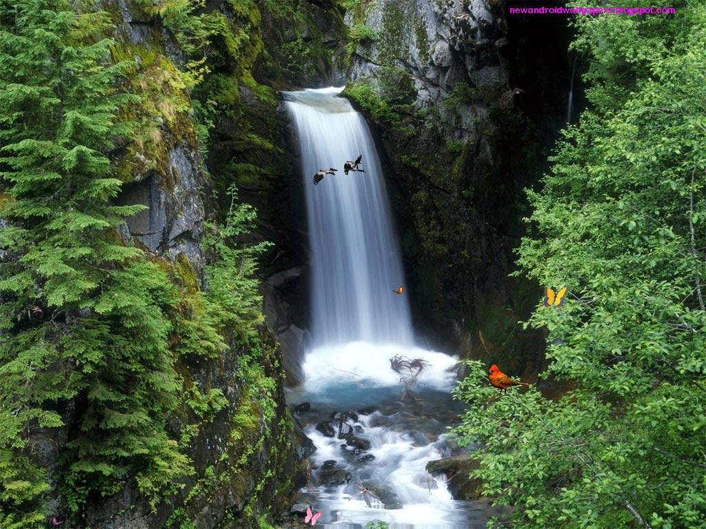 Simple Waterfall Wallpapers - Top Free Simple Waterfall Backgrounds ...