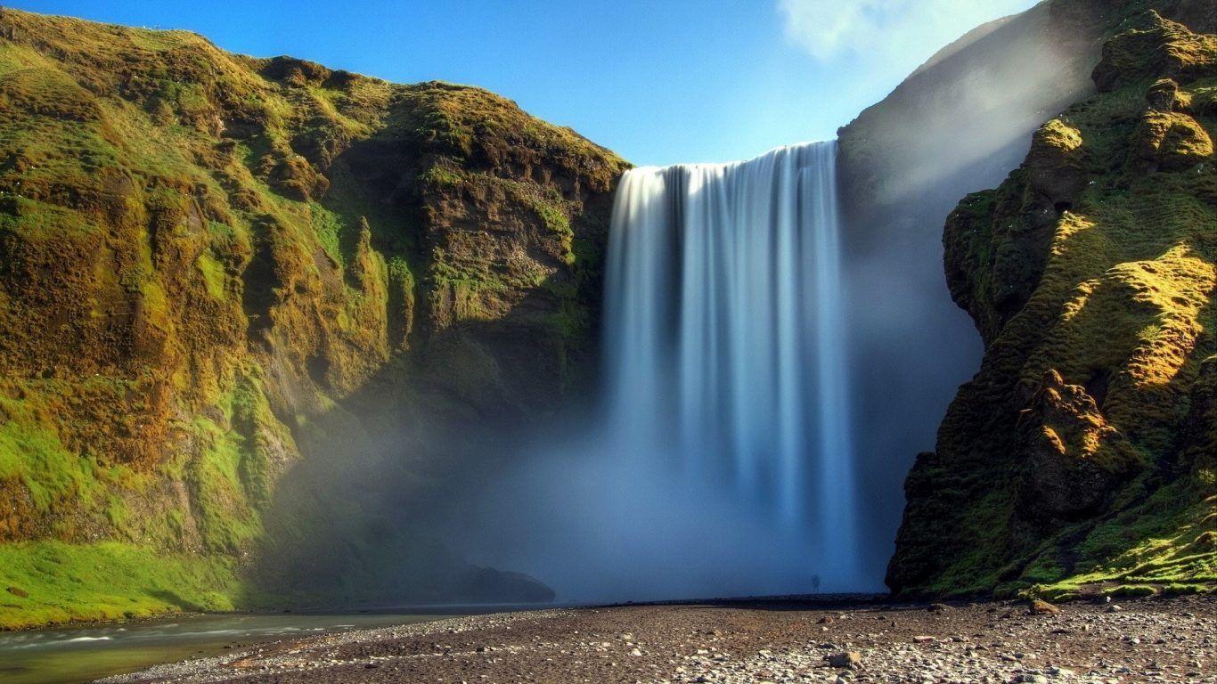 Simple Waterfall Wallpapers - Top Free Simple Waterfall Backgrounds ...