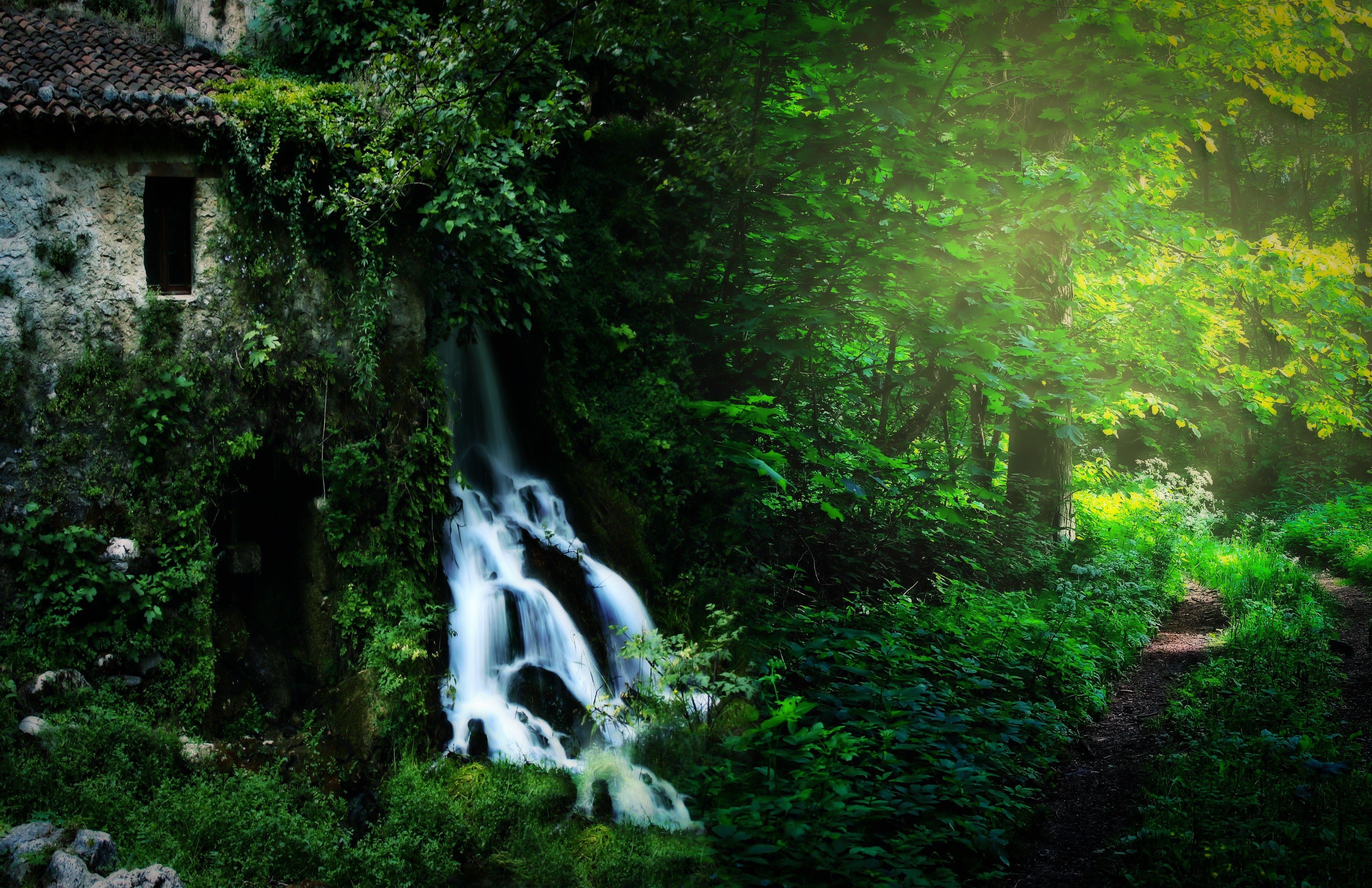 Simple Waterfall Wallpapers - Top Free Simple Waterfall Backgrounds ...