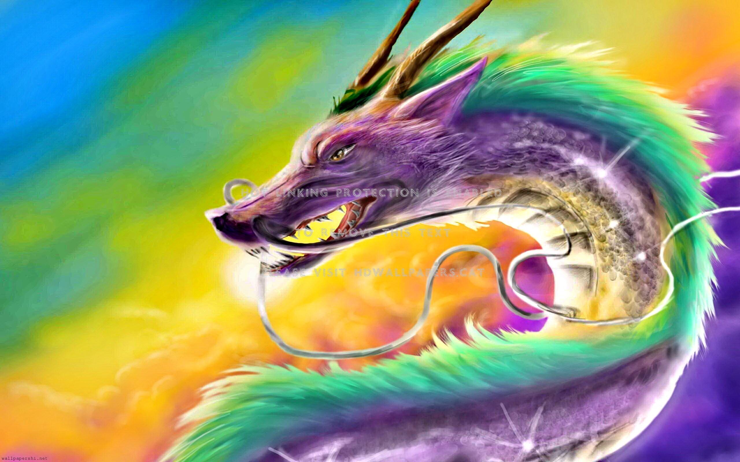 Colorful Dragon Wallpapers - Top Free Colorful Dragon Backgrounds ...