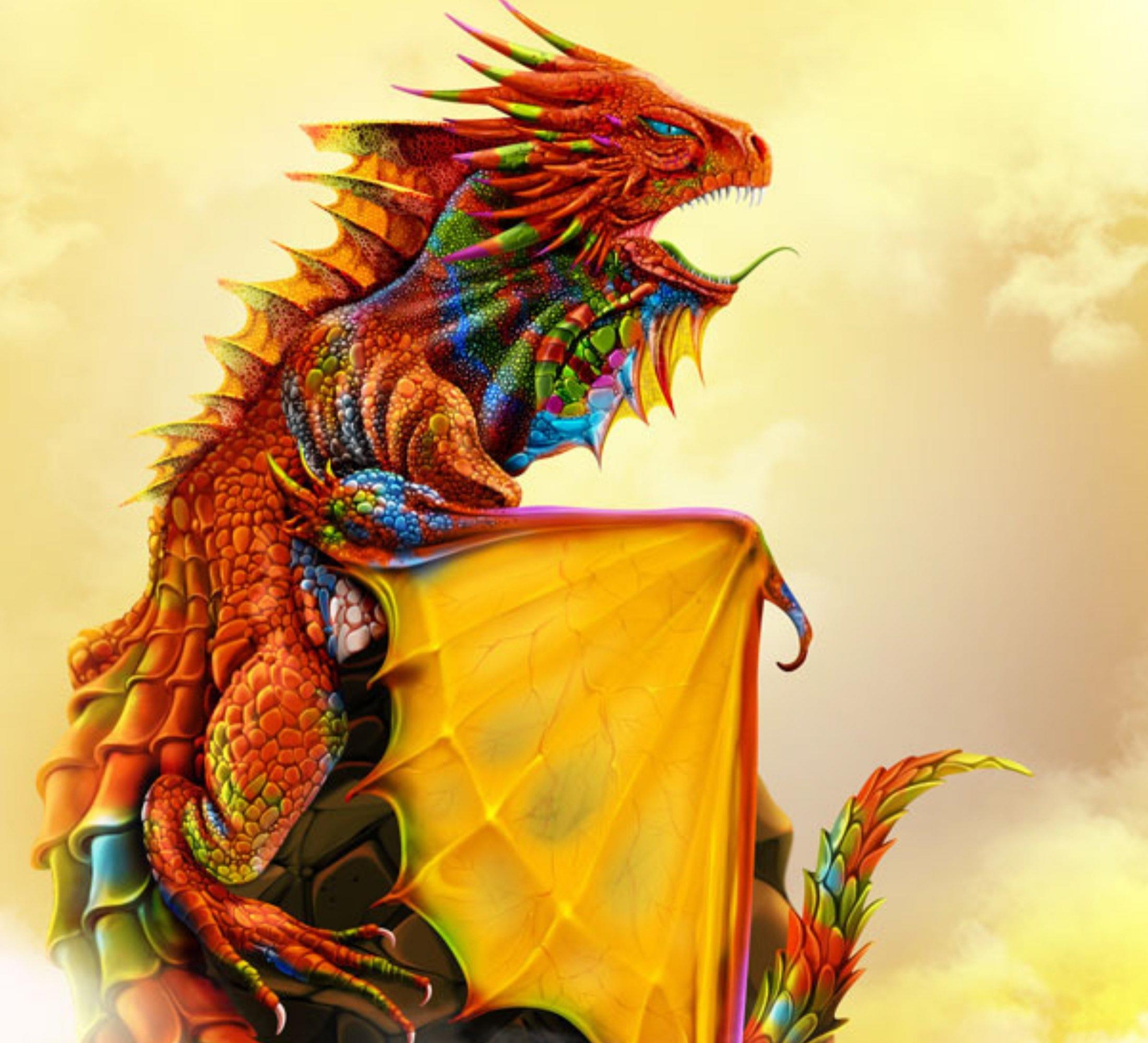 Colorful Dragon Wallpapers - Top Free Colorful Dragon Backgrounds ...