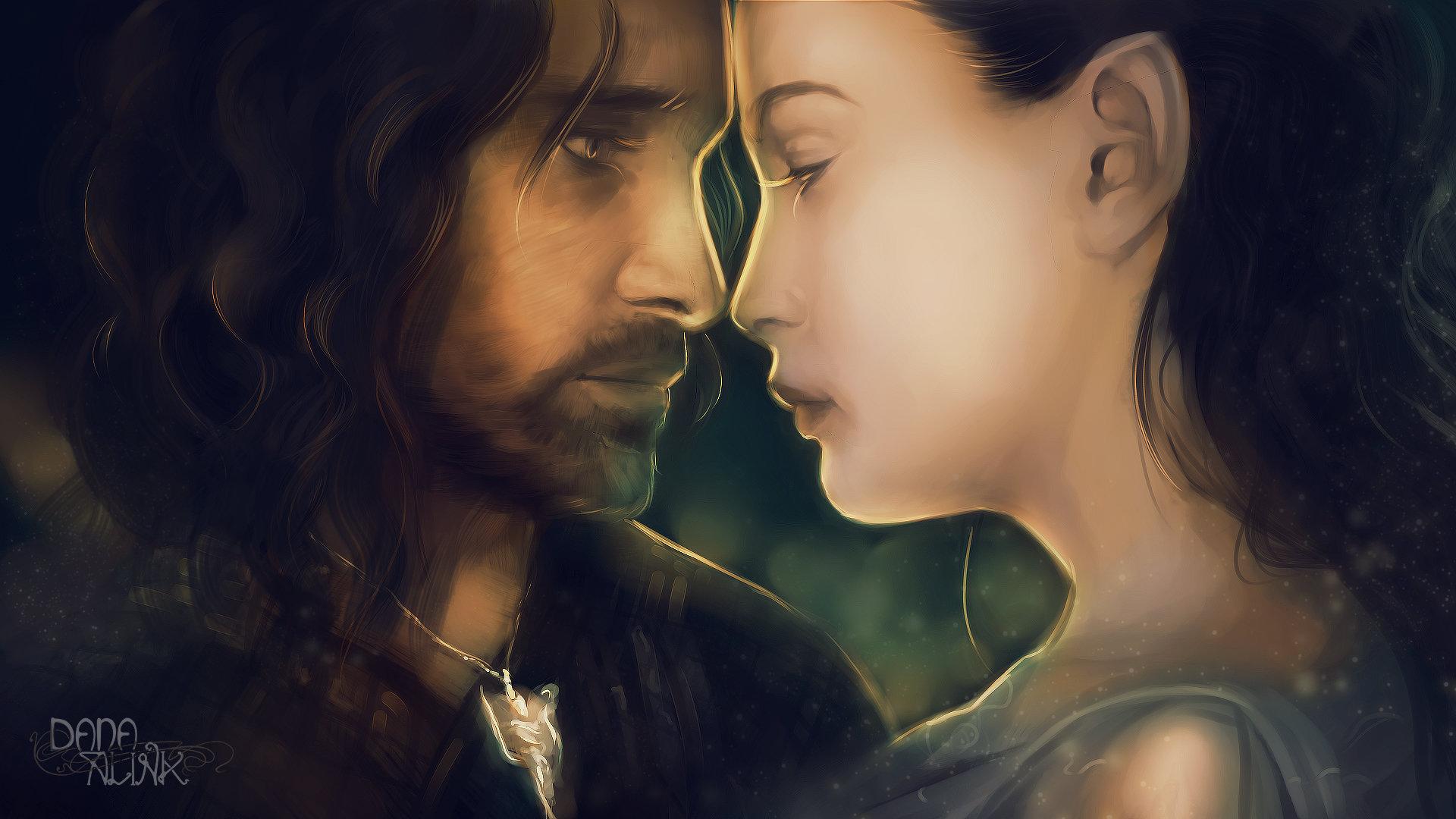 Aragorn And Arwen Wallpaper