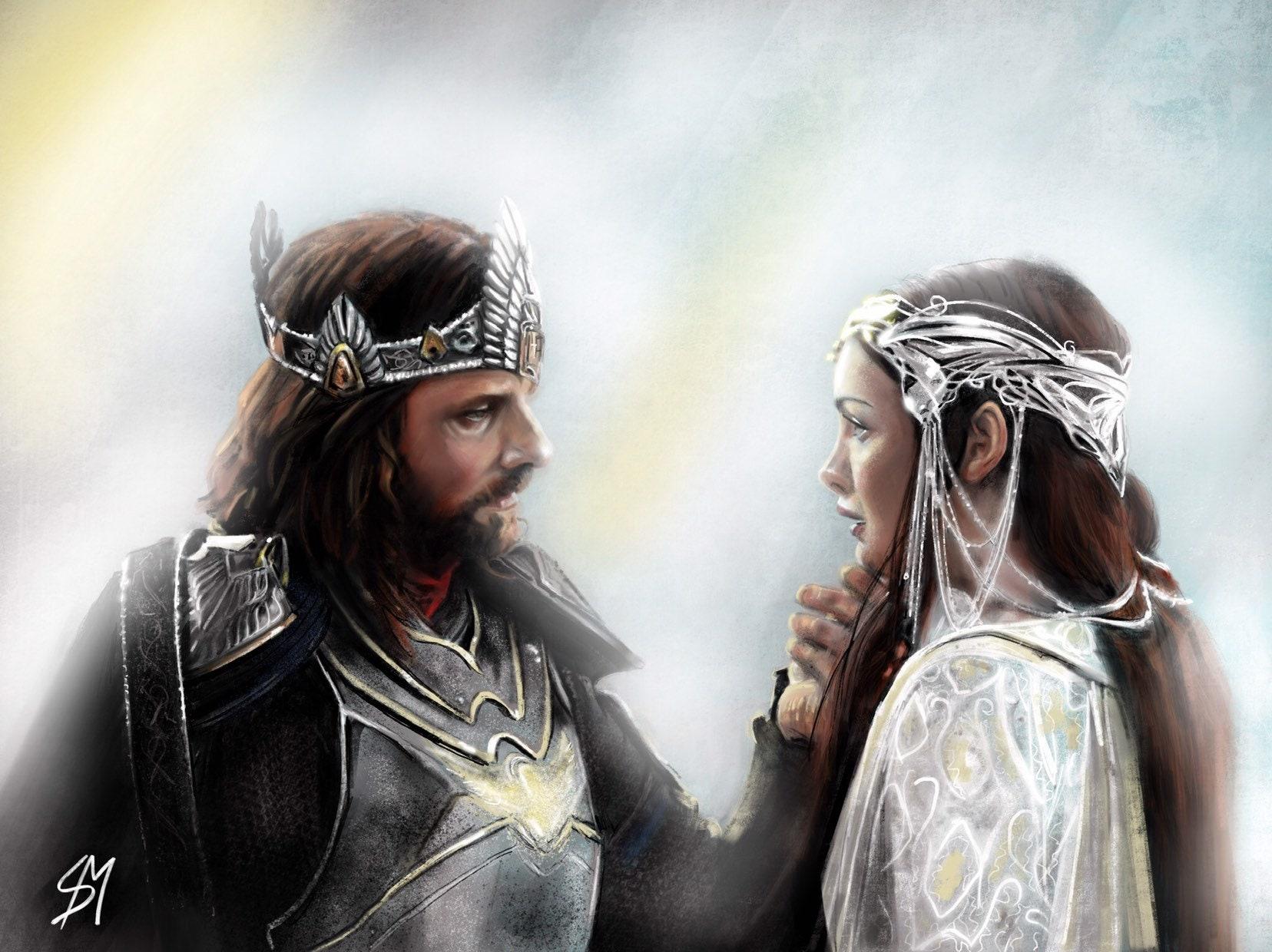 Aragorn and Arwen Wallpapers - Top Free Aragorn and Arwen Backgrounds ...