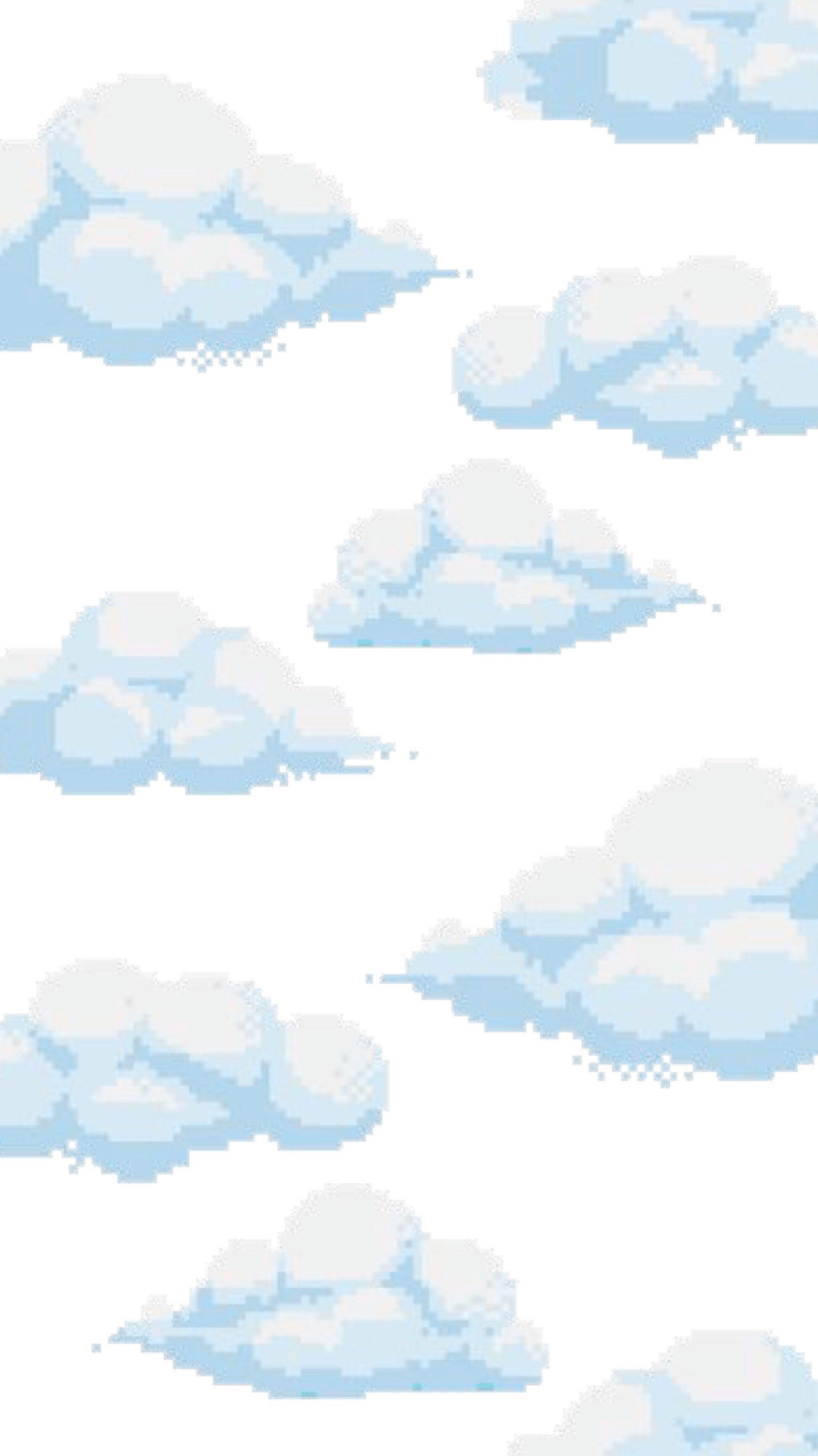 Cloud Pixel Art Wallpapers - Top Free Cloud Pixel Art Backgrounds ...