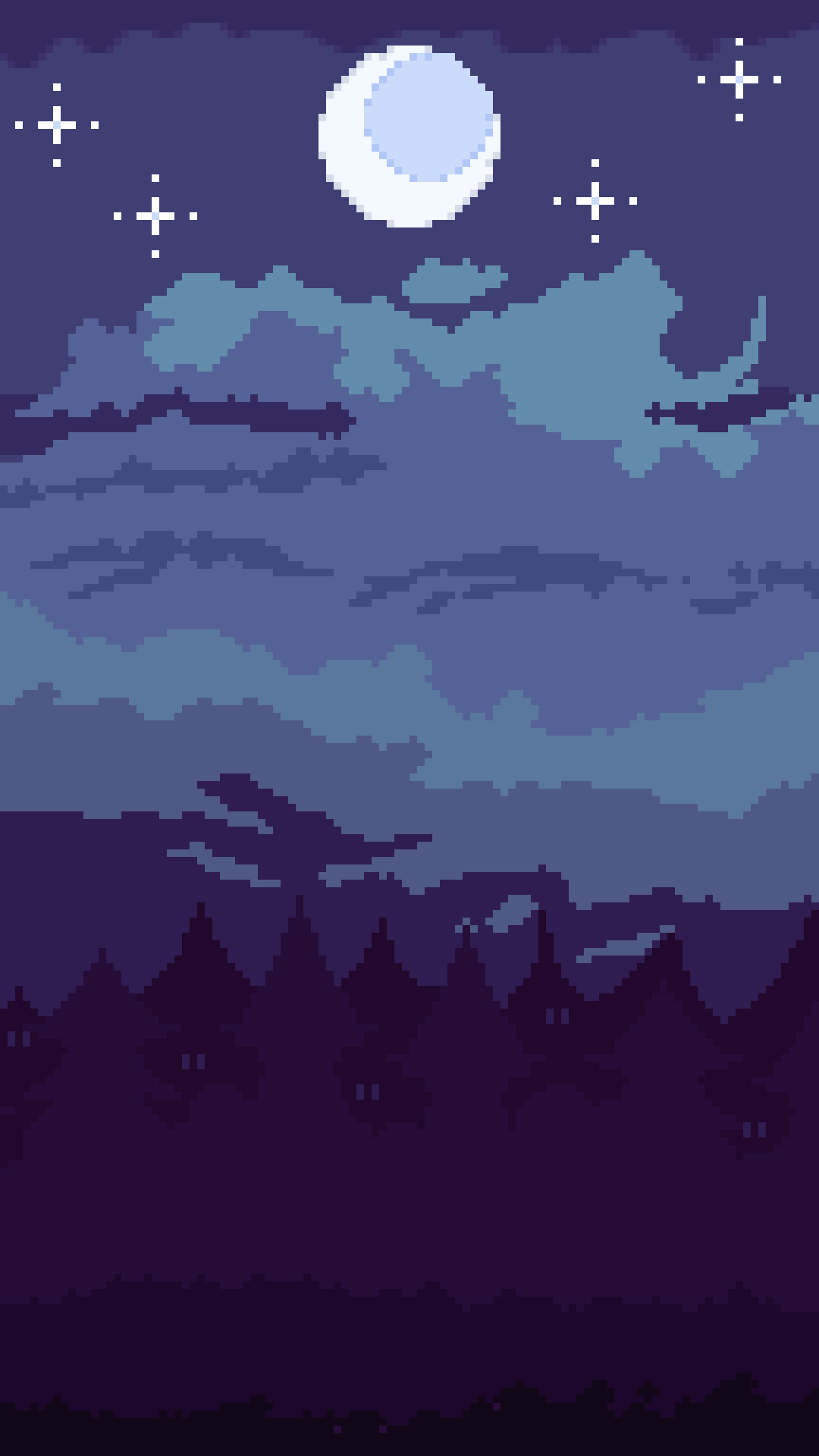 Pixel Art Night Wallpapers - Top Free Pixel Art Night Backgrounds ...