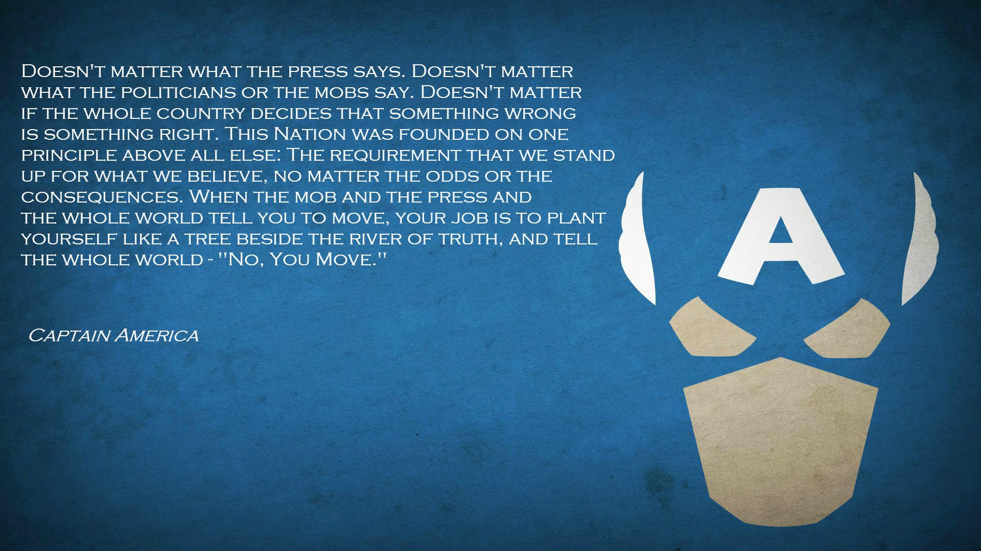 Captain America Quotes Wallpapers - Top Free Captain America Quotes ...