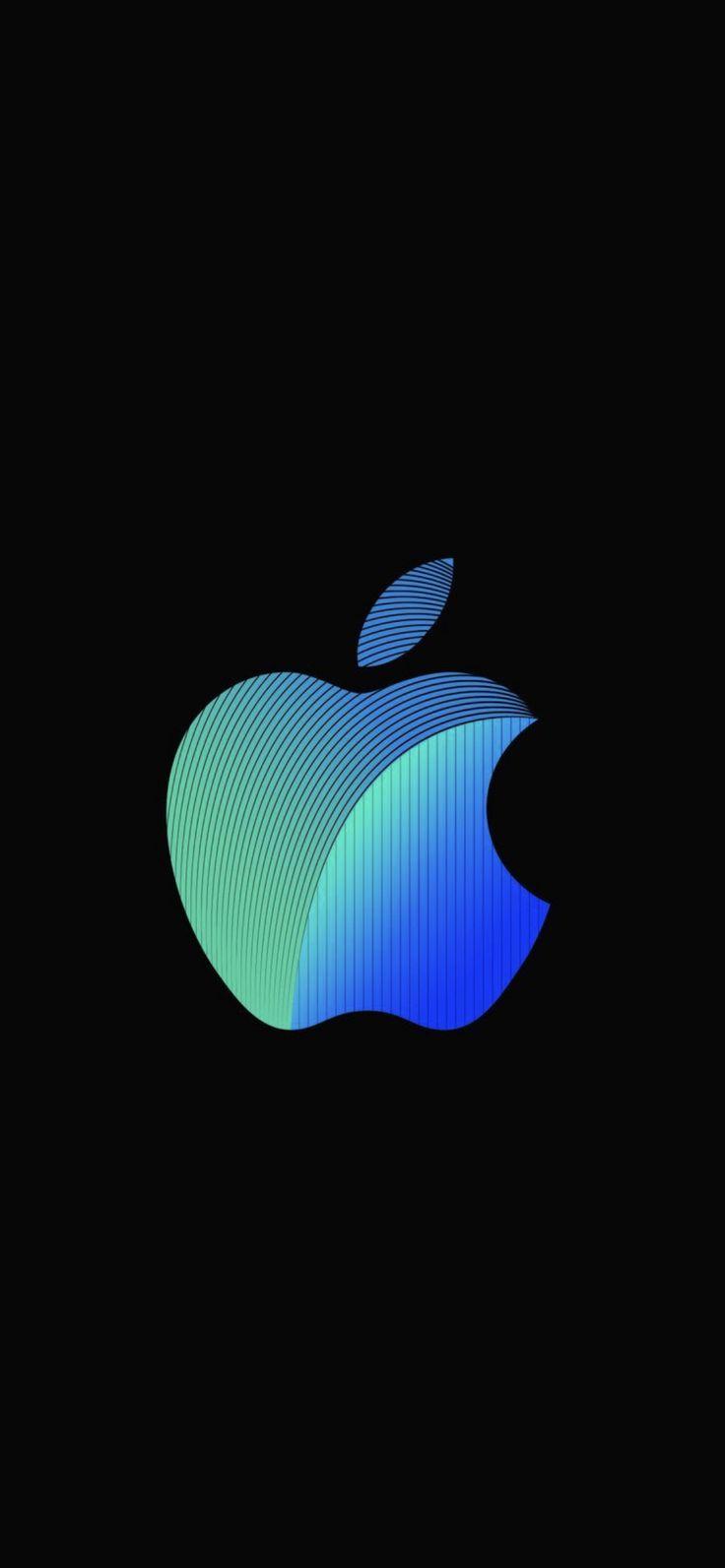 Neon Blue Apple Wallpapers - Top Free Neon Blue Apple Backgrounds ...