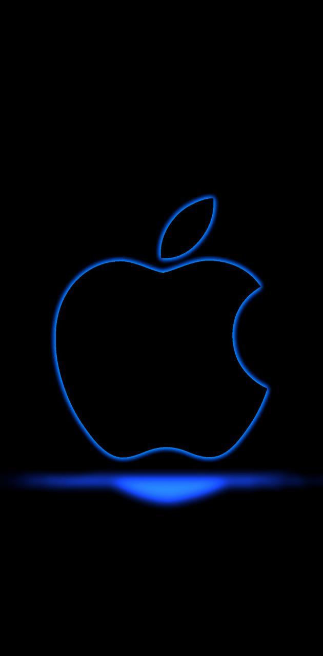 Neon Blue Apple Wallpapers - Top Free Neon Blue Apple Backgrounds ...