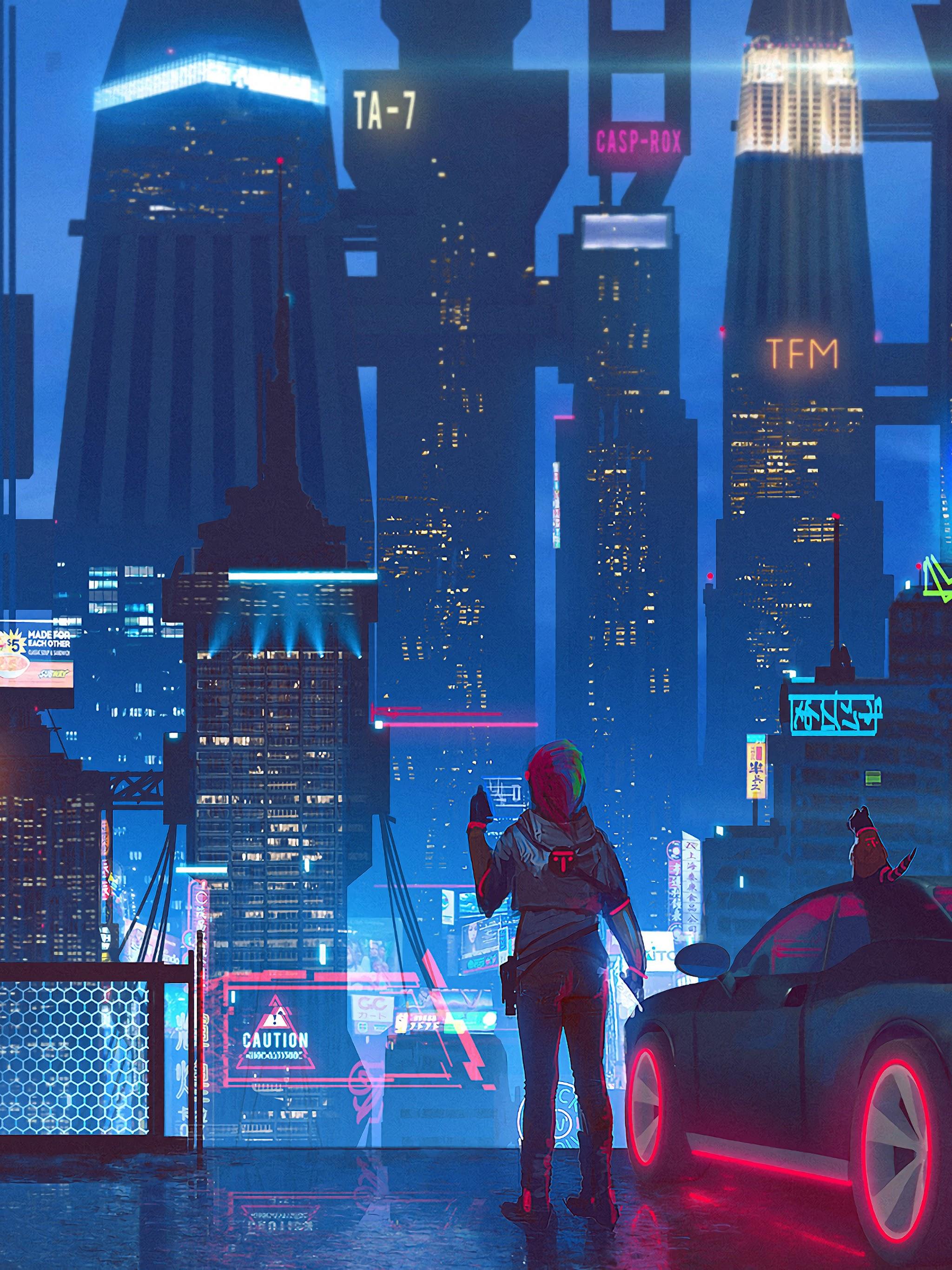 Cyberpunk iPad Wallpapers - Top Free Cyberpunk iPad Backgrounds ...