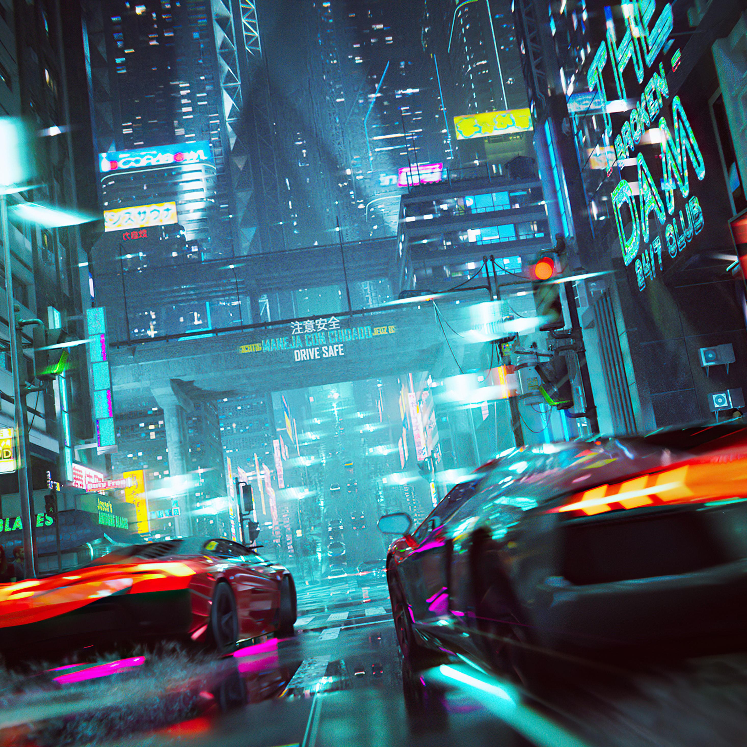 Cyberpunk iPad Wallpapers - Top Free Cyberpunk iPad Backgrounds ...