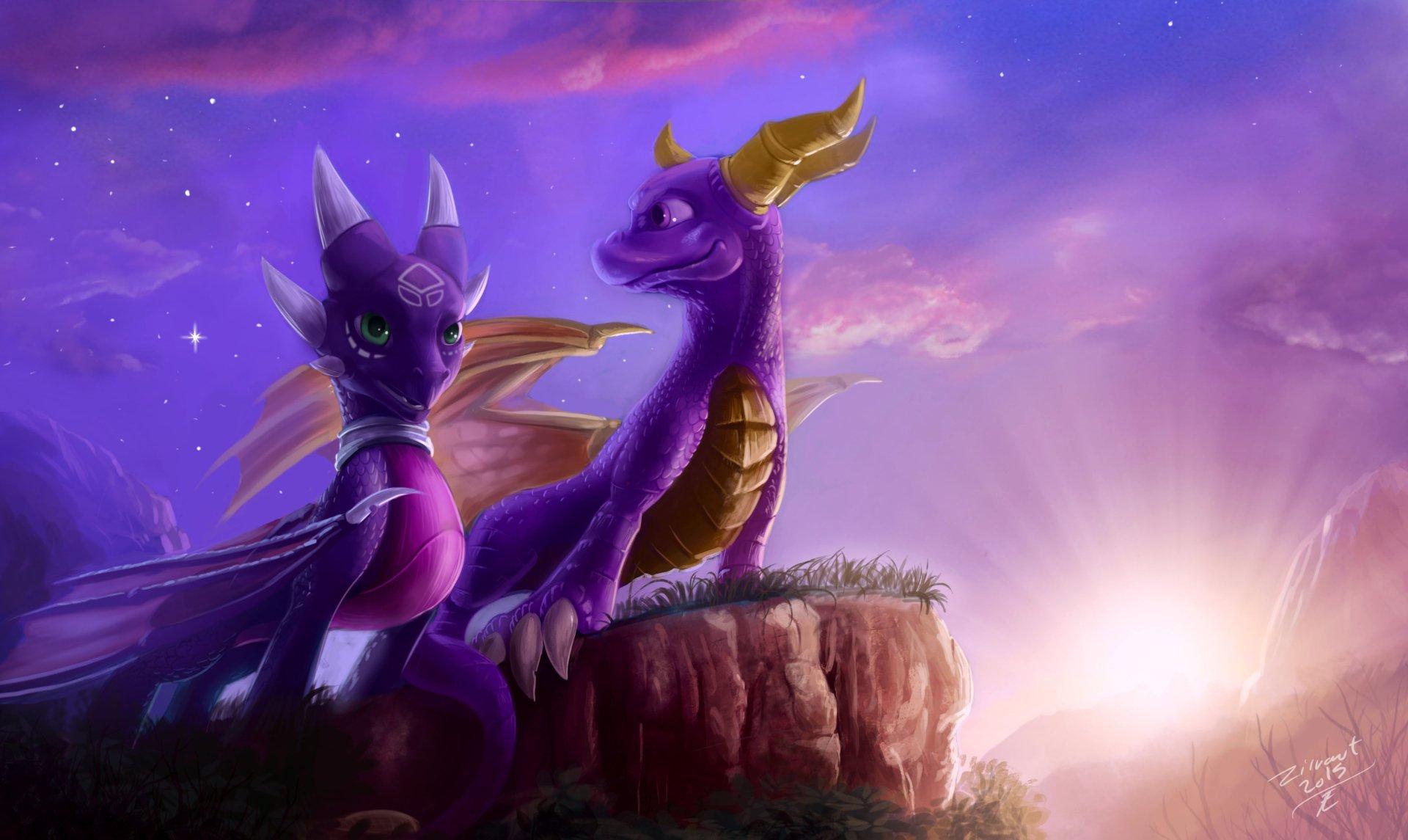 Spyro and Cynder Wallpapers - Top Free Spyro and Cynder Backgrounds ...