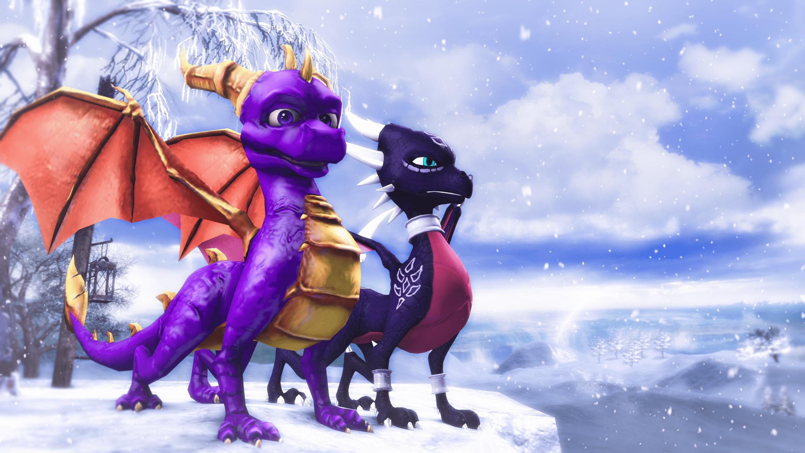 Spyro and Cynder Wallpapers - Top Free Spyro and Cynder Backgrounds - WallpaperAccess