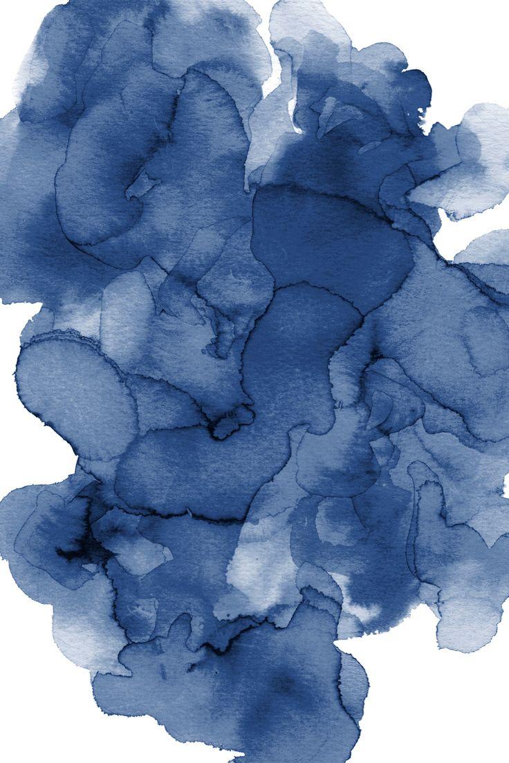 Navy Blue Watercolor Wallpapers - Top Free Navy Blue Watercolor ...