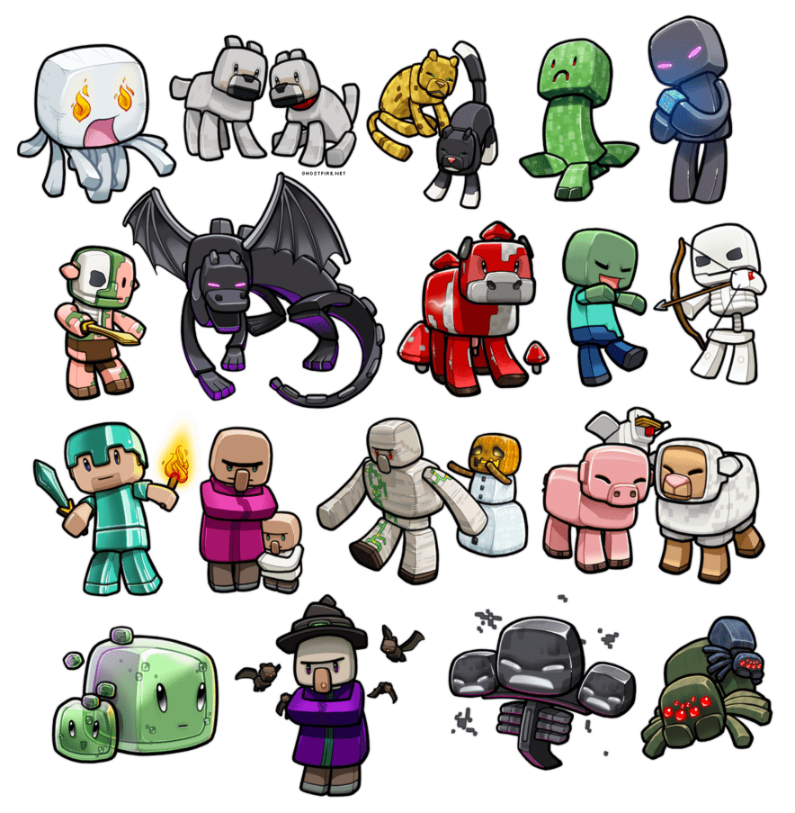 Cute Minecraft Mobs Wallpapers - Top Free Cute Minecraft Mobs ...