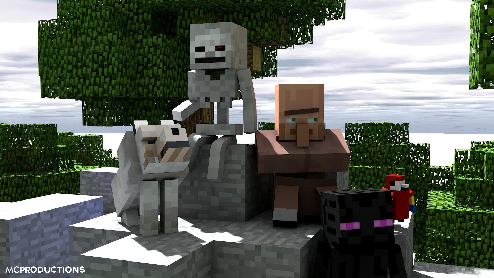 Minecraft Animals Wallpapers - Top Free Minecraft Animals Backgrounds ...