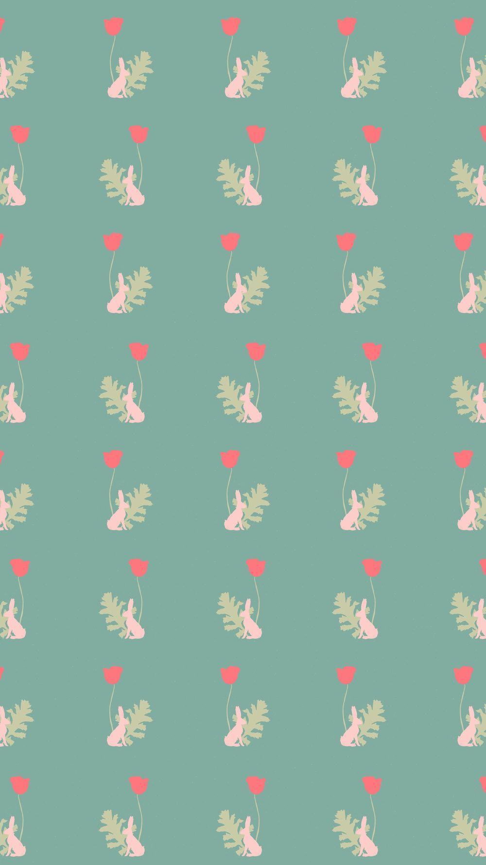 Rabbit Pattern Wallpapers - Top Free Rabbit Pattern Backgrounds ...