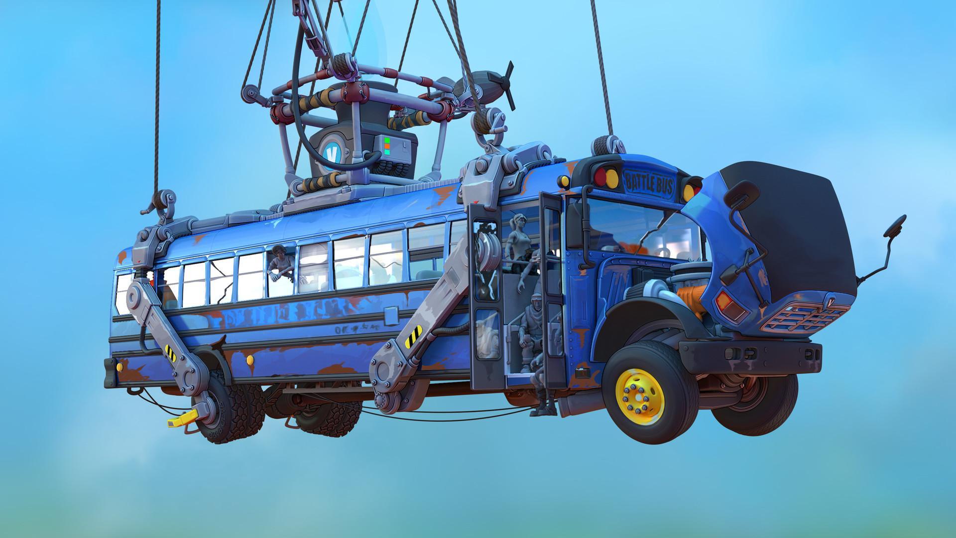Fortnite Battle Bus Wallpapers - Top Free Fortnite Battle Bus ...