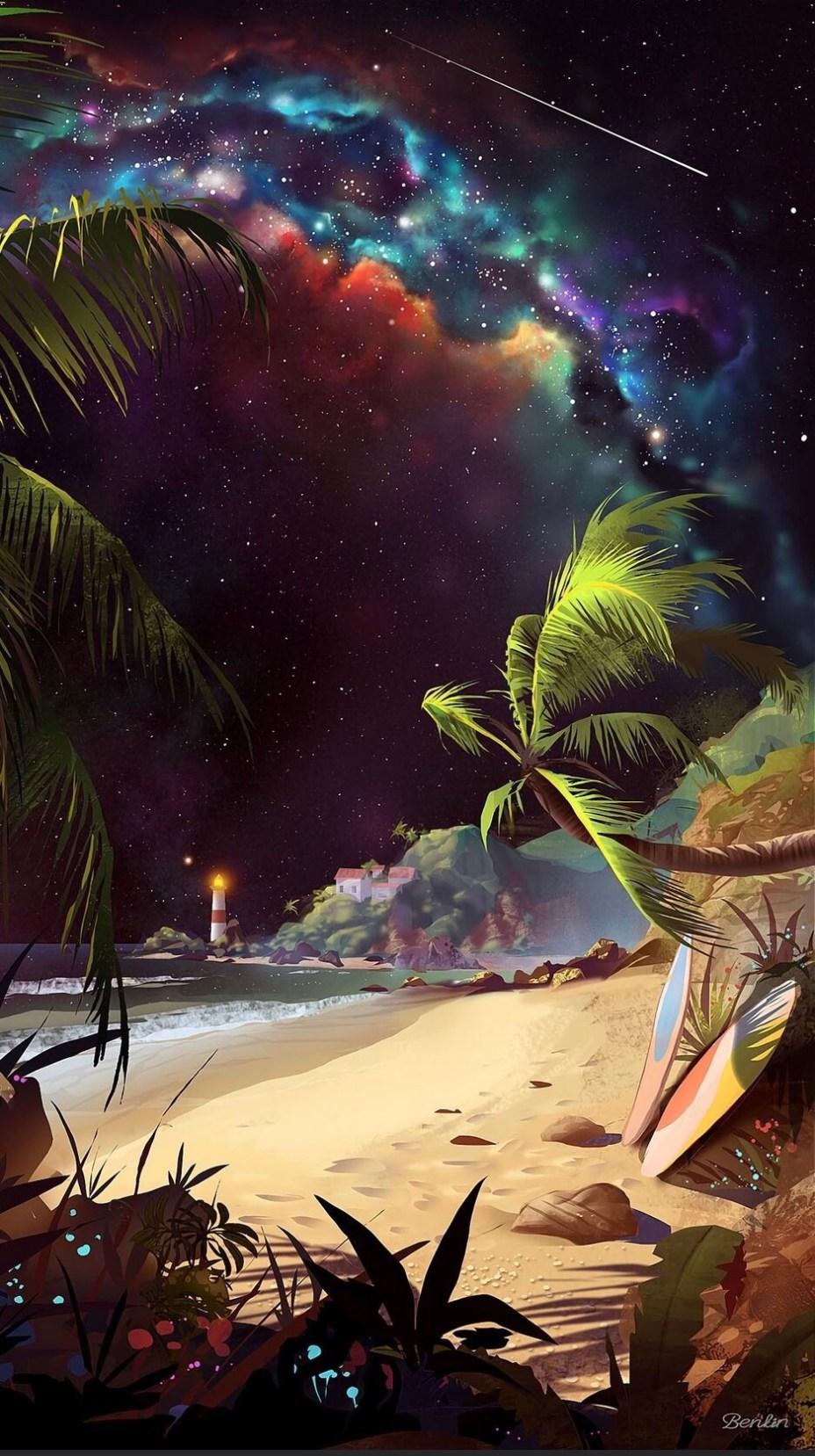 Beach Space Wallpapers - Top Free Beach Space Backgrounds - WallpaperAccess