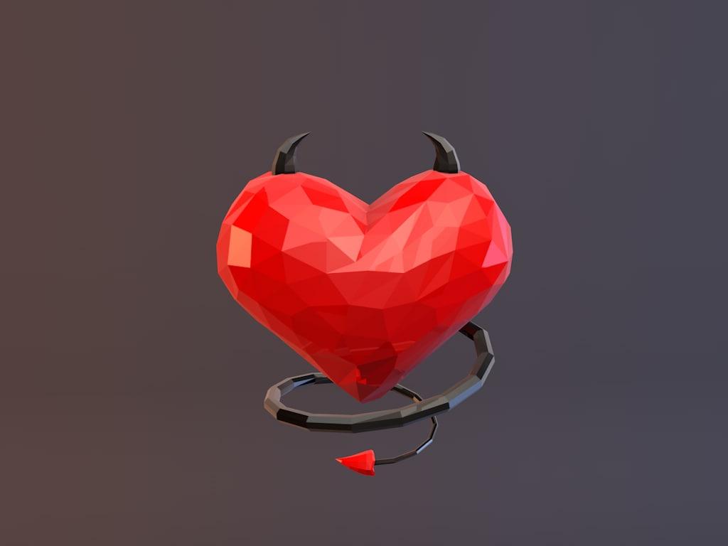 Devil Heart Wallpapers - Top Free Devil Heart Backgrounds - WallpaperAccess