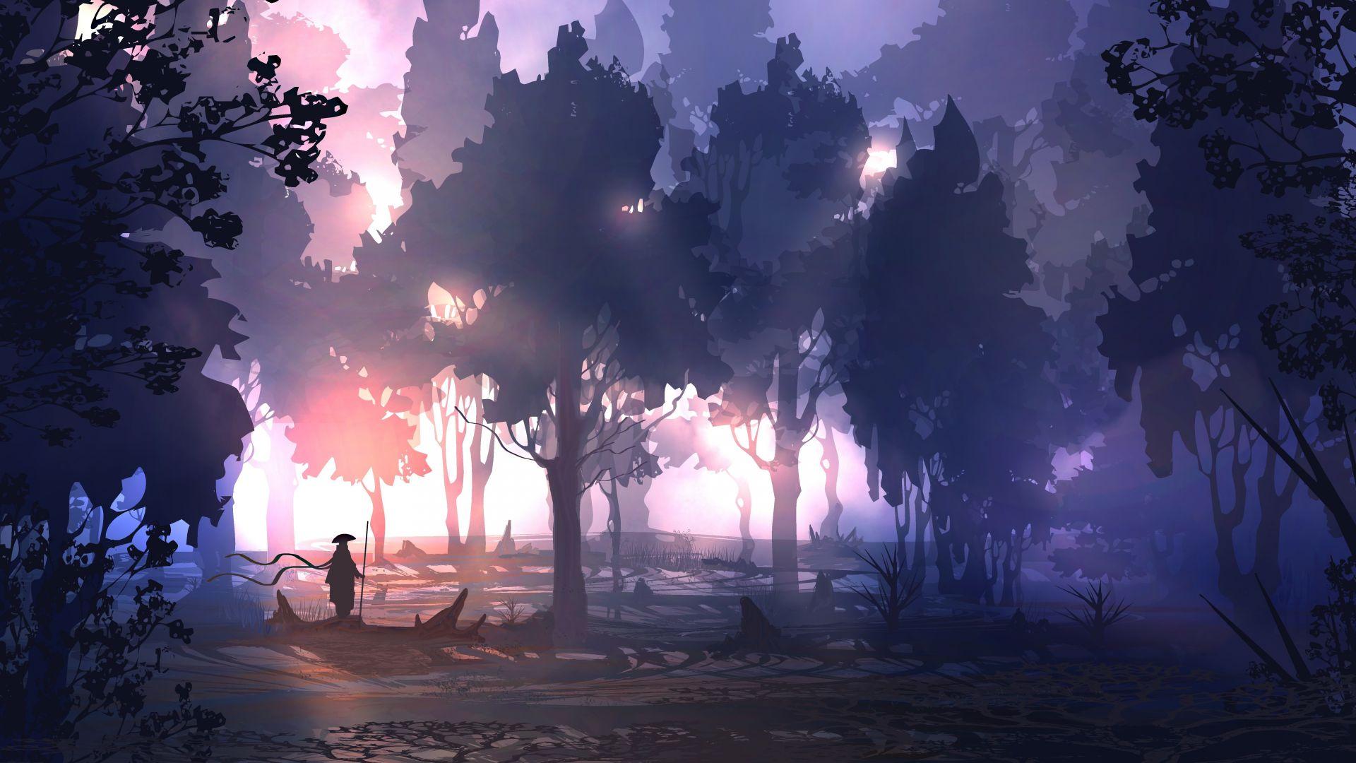 Dark Purple Forest Wallpapers - Top Free Dark Purple Forest Backgrounds ...