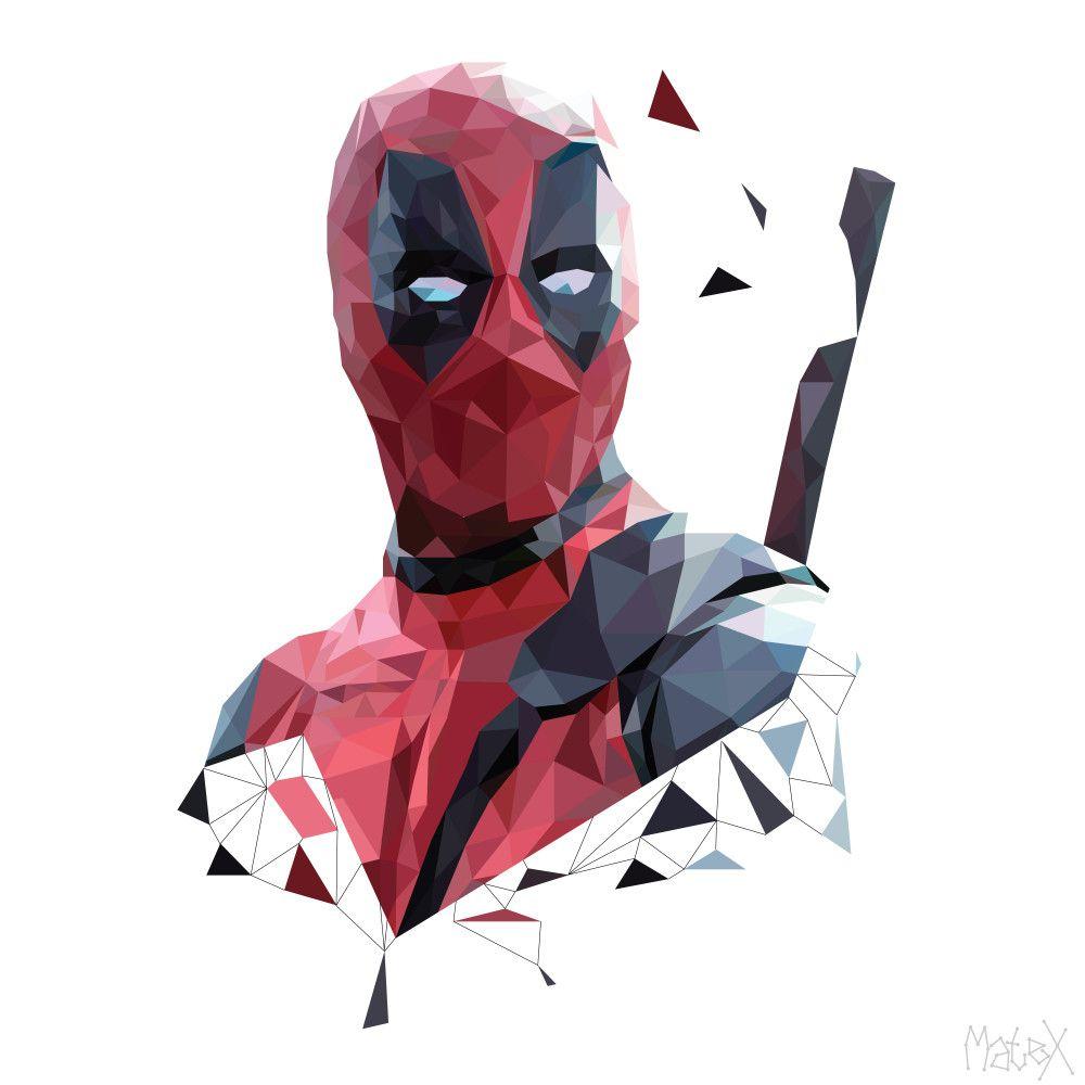 Deadpool Polygon Wallpapers - Top Free Deadpool Polygon Backgrounds ...