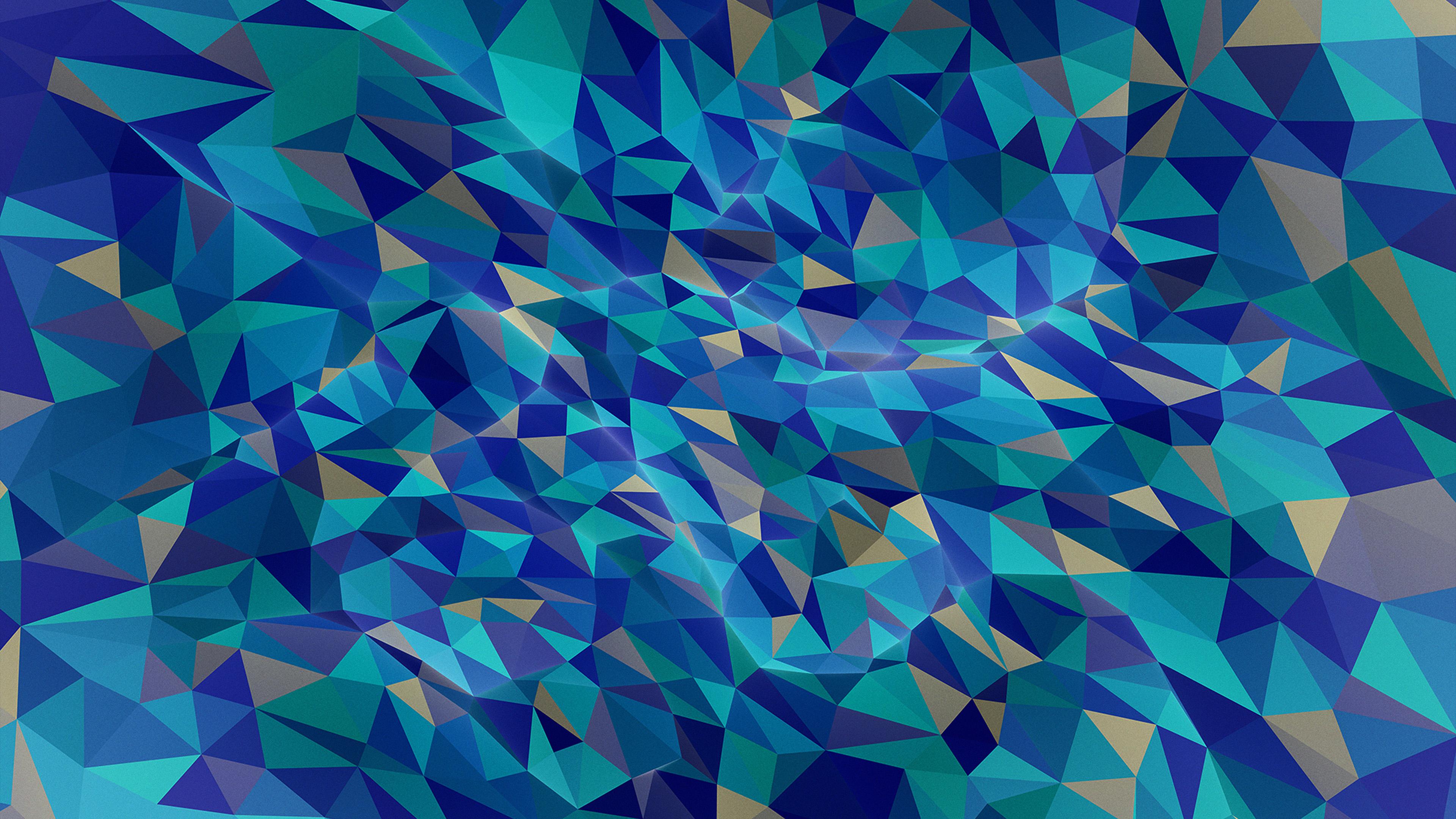 4K Blue Polygon Wallpapers - Top Free 4K Blue Polygon Backgrounds ...