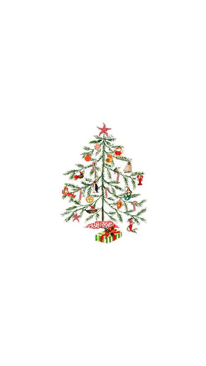 Simple Christmas Tree Wallpapers - Top Free Simple Christmas Tree ...