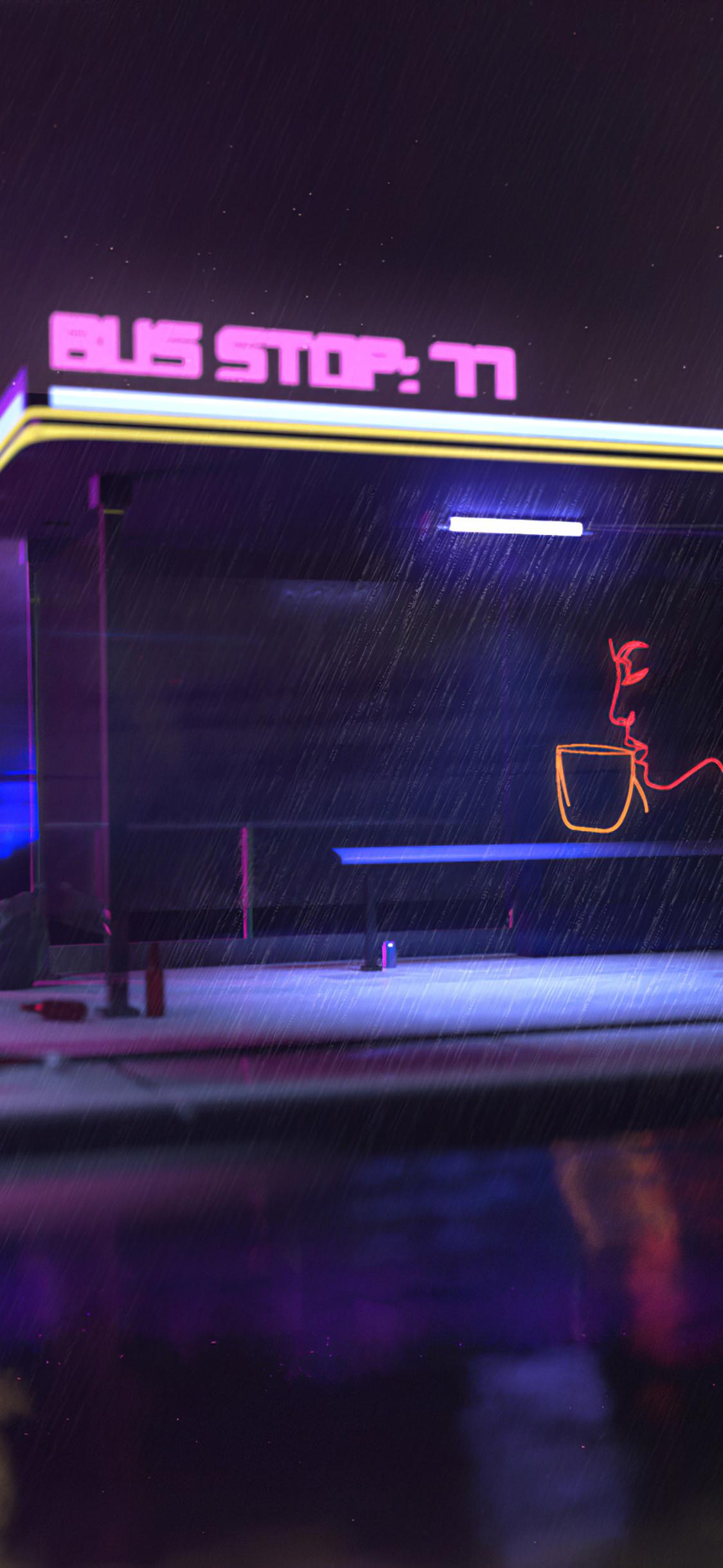 Bus Stop Wallpapers - Top Free Bus Stop Backgrounds - WallpaperAccess