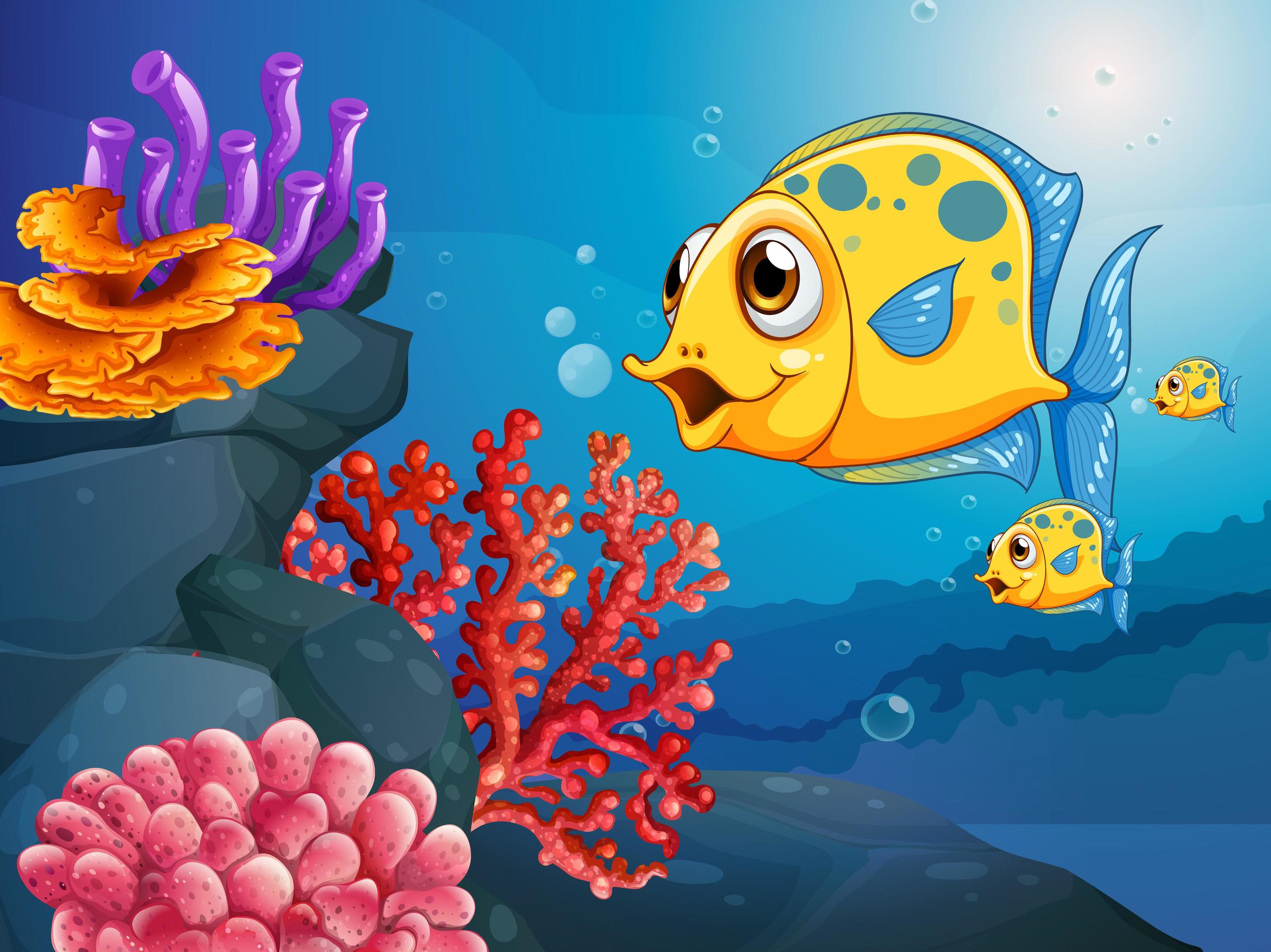 Underwater Cartoon Wallpapers - Top Free Underwater Cartoon Backgrounds ...