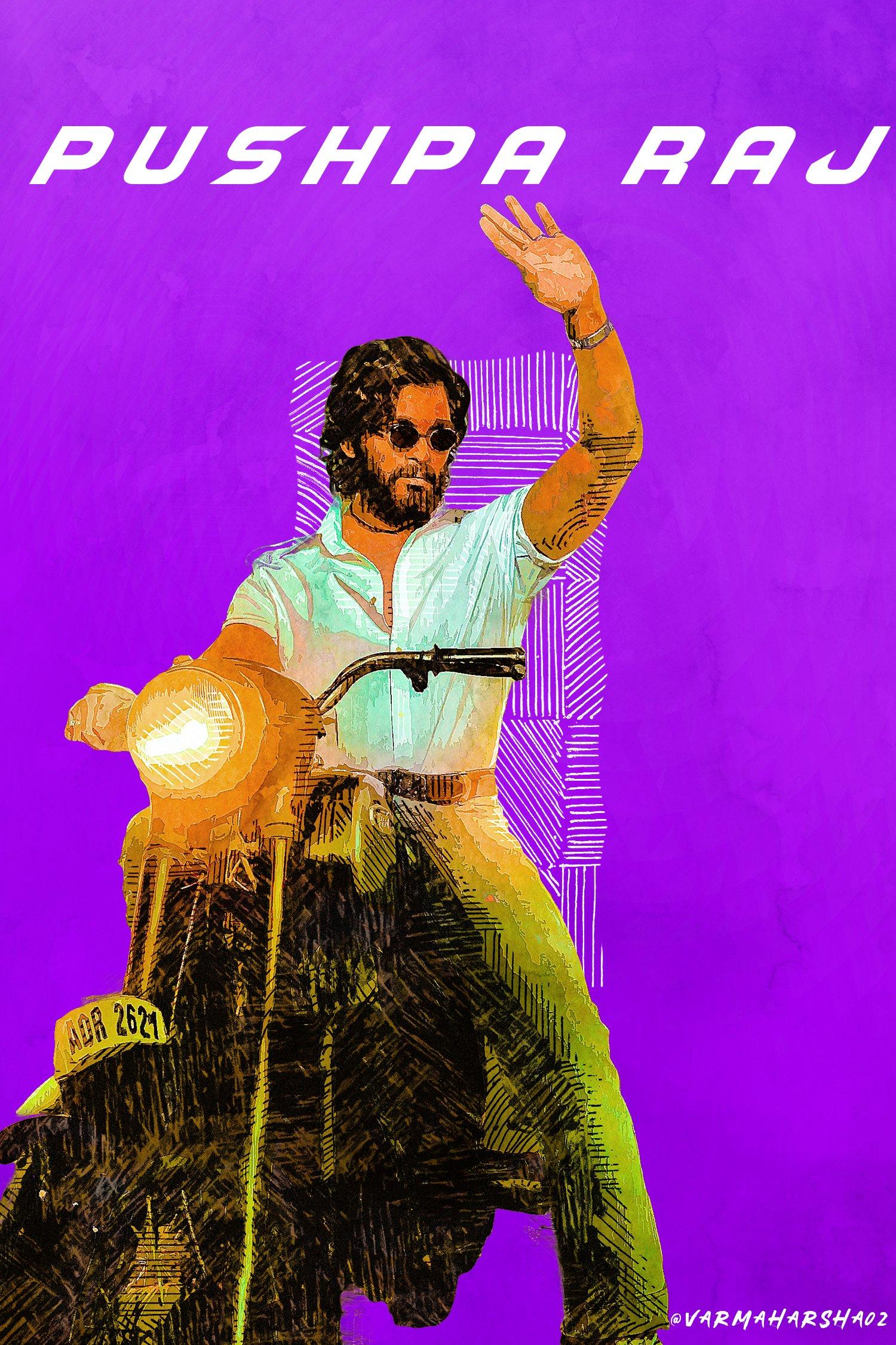 Pushpa Raj Wallpapers - Top Free Pushpa Raj Backgrounds - WallpaperAccess