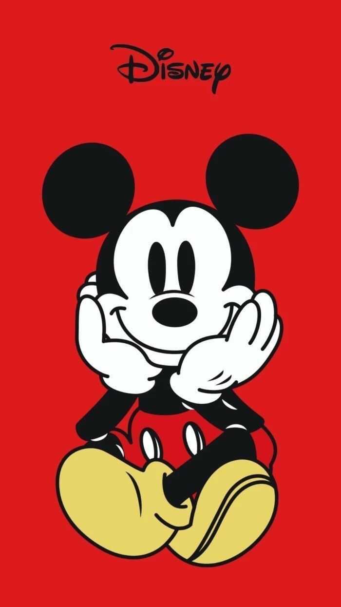Red Mickey Mouse Wallpapers - Top Free Red Mickey Mouse Backgrounds ...
