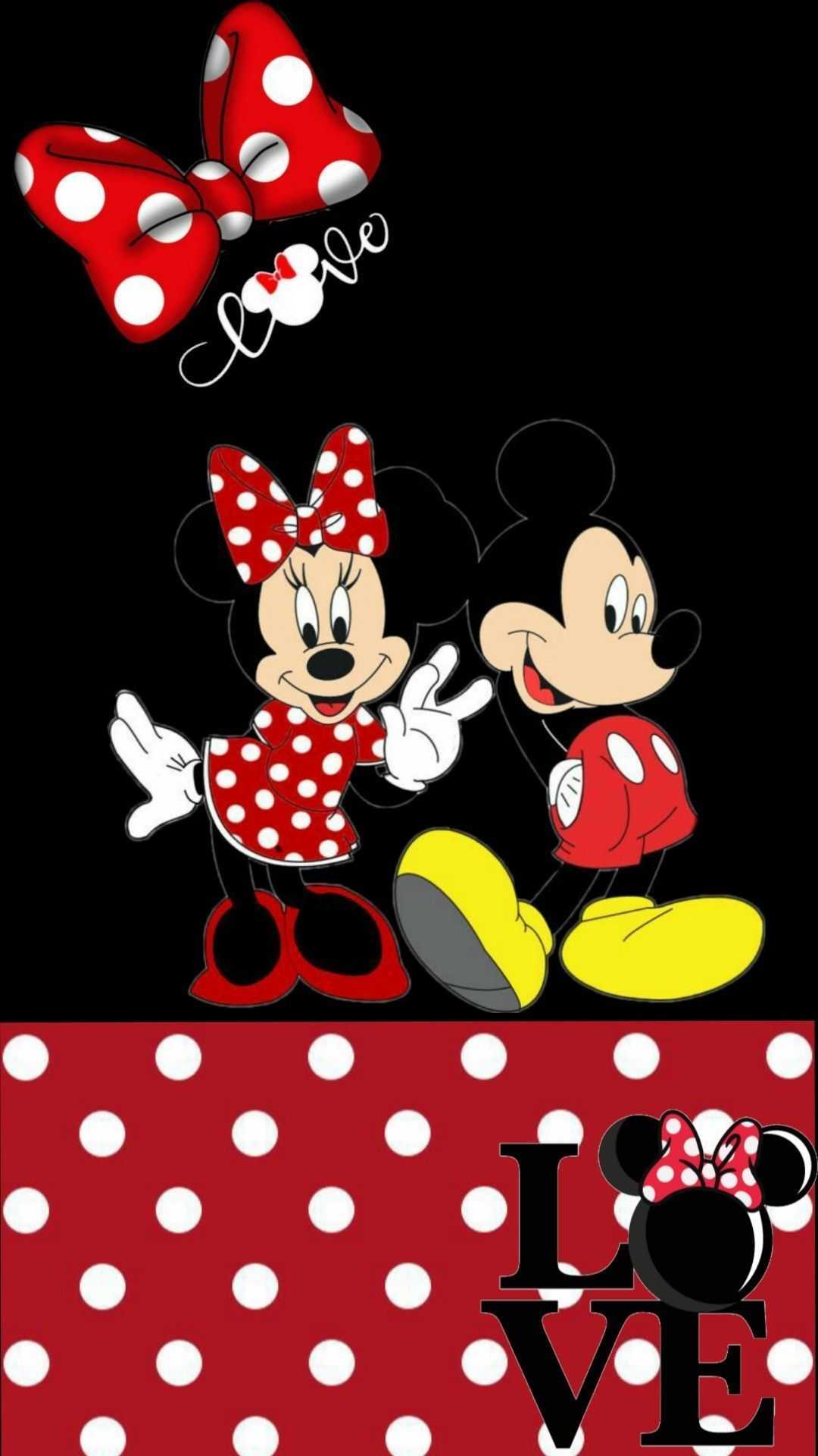 Red Mickey Mouse Wallpapers - Top Free Red Mickey Mouse Backgrounds ...
