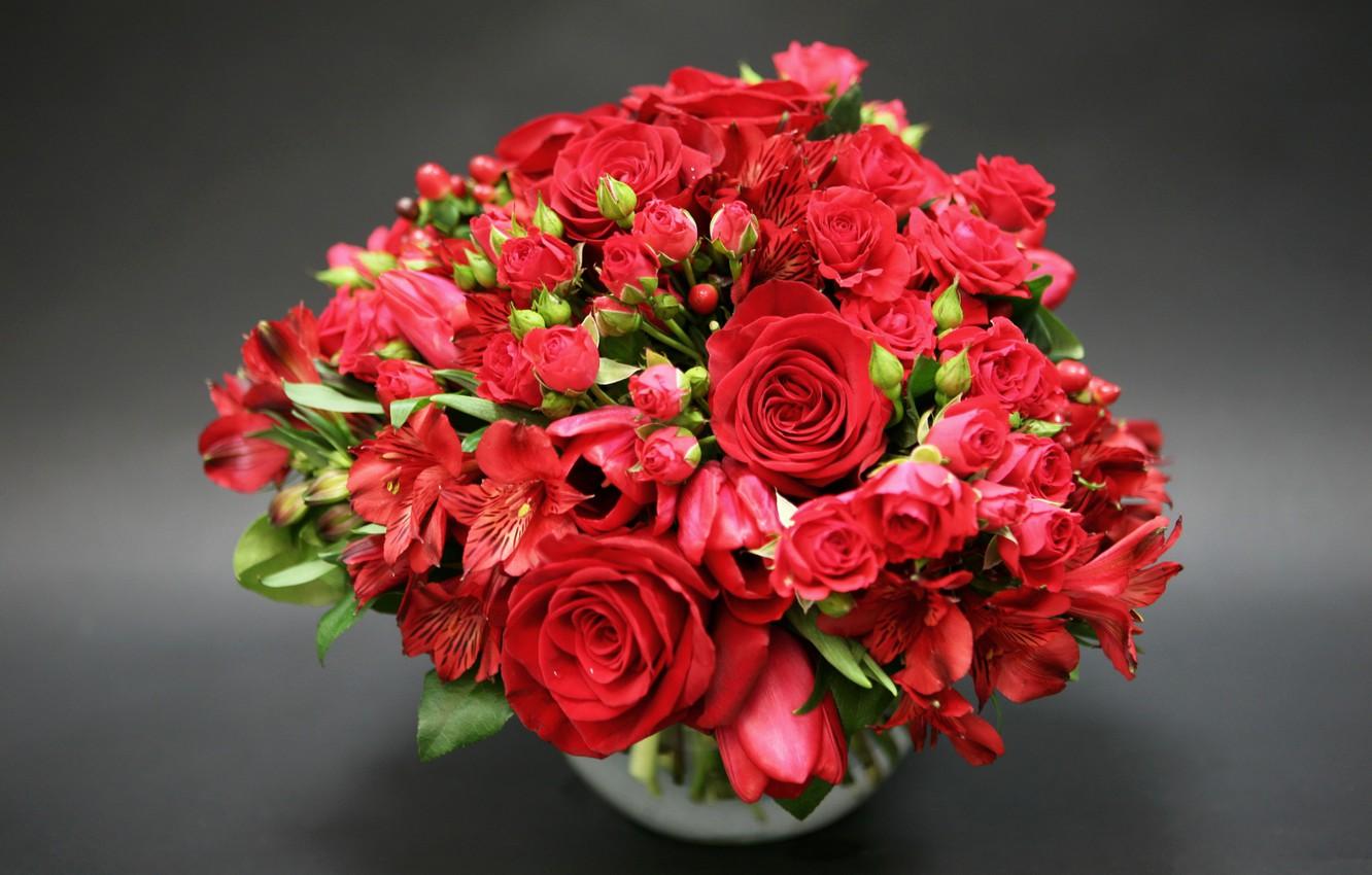 Red Rose Bouquet Wallpapers - Top Free Red Rose Bouquet Backgrounds ...