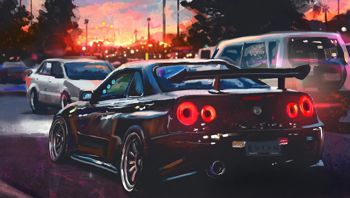 Brian Nissan Skyline Wallpapers - Top Free Brian Nissan Skyline ...