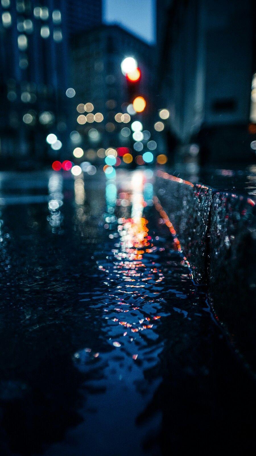 Rain Night City Wallpapers - Top Free Rain Night City Backgrounds ...