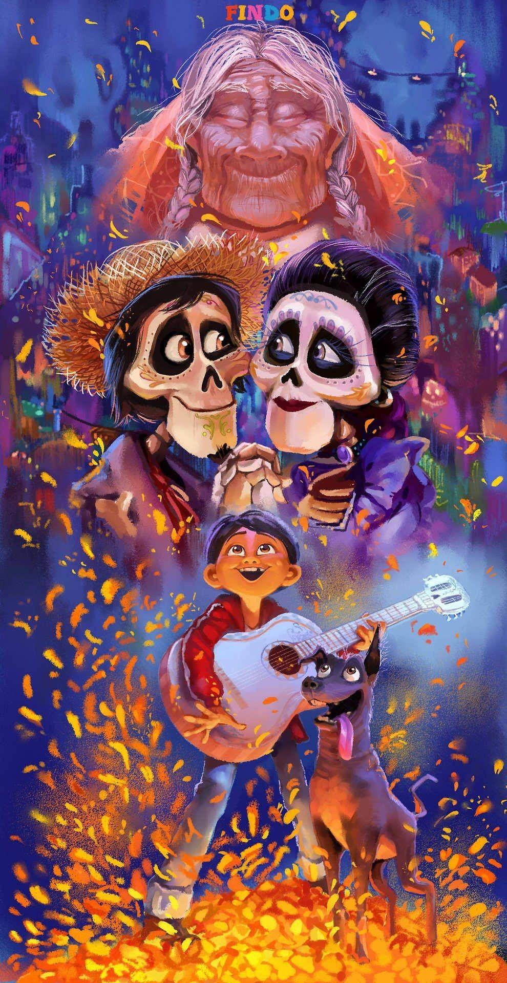 Coco Disney iPhone Wallpapers - Top Free Coco Disney iPhone Backgrounds ...