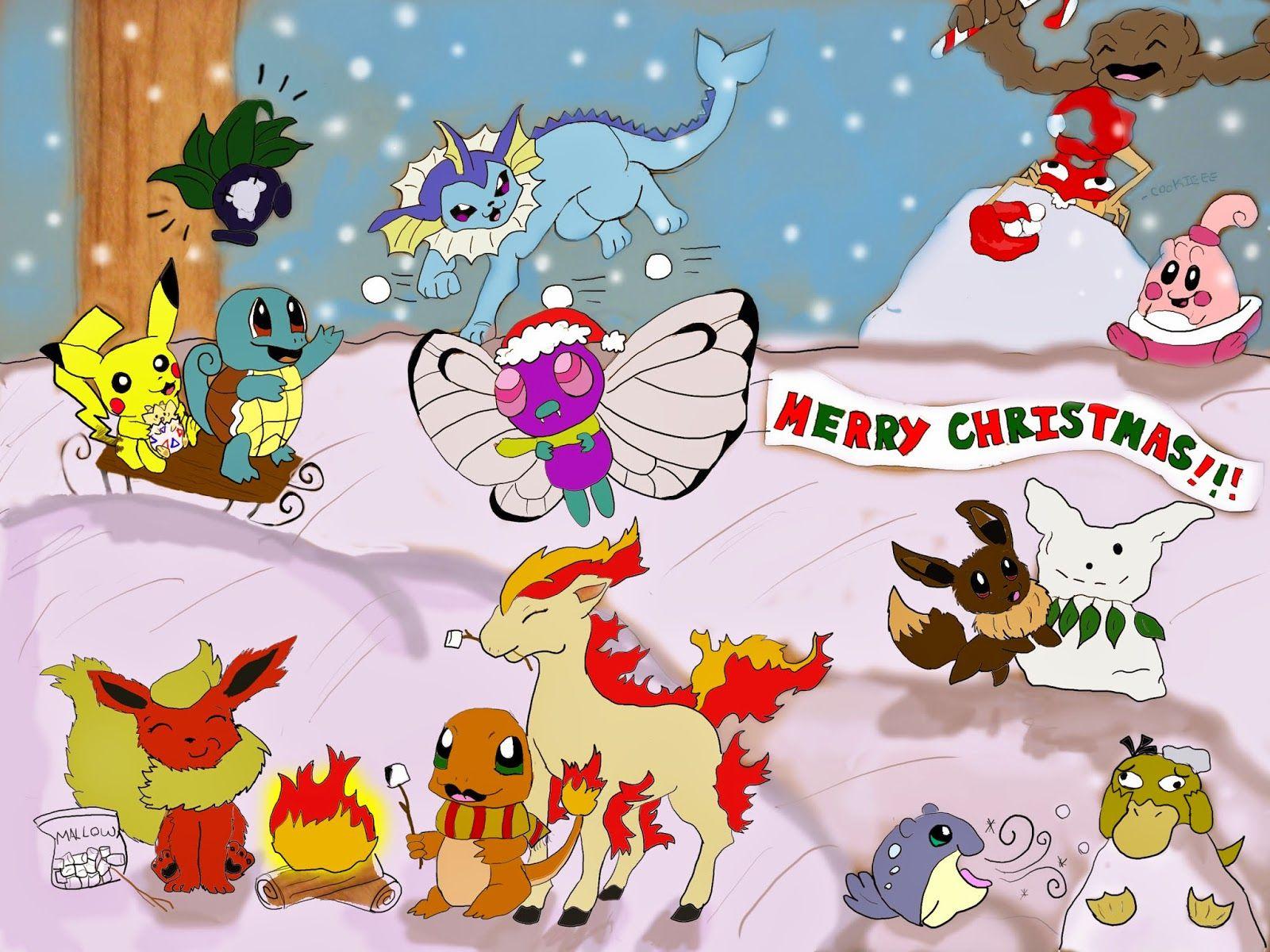 Pikachu Christmas Wallpapers - Top Free Pikachu Christmas Backgrounds ...