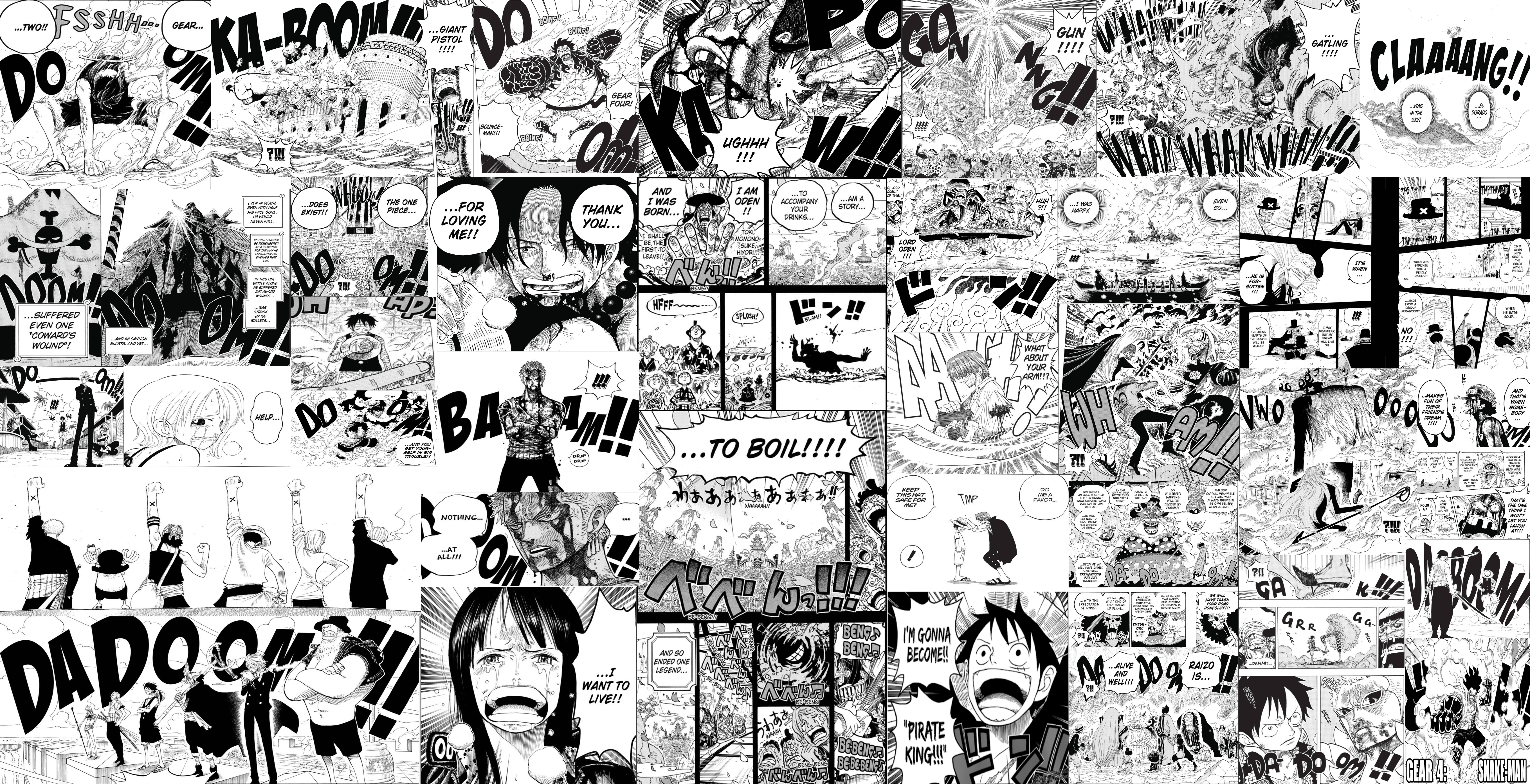 One Piece Collage Wallpapers - Top Free One Piece Collage Backgrounds ...