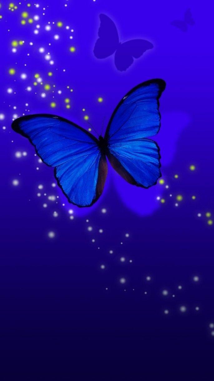 Dark Blue Butterfly Wallpapers - Top Free Dark Blue Butterfly ...