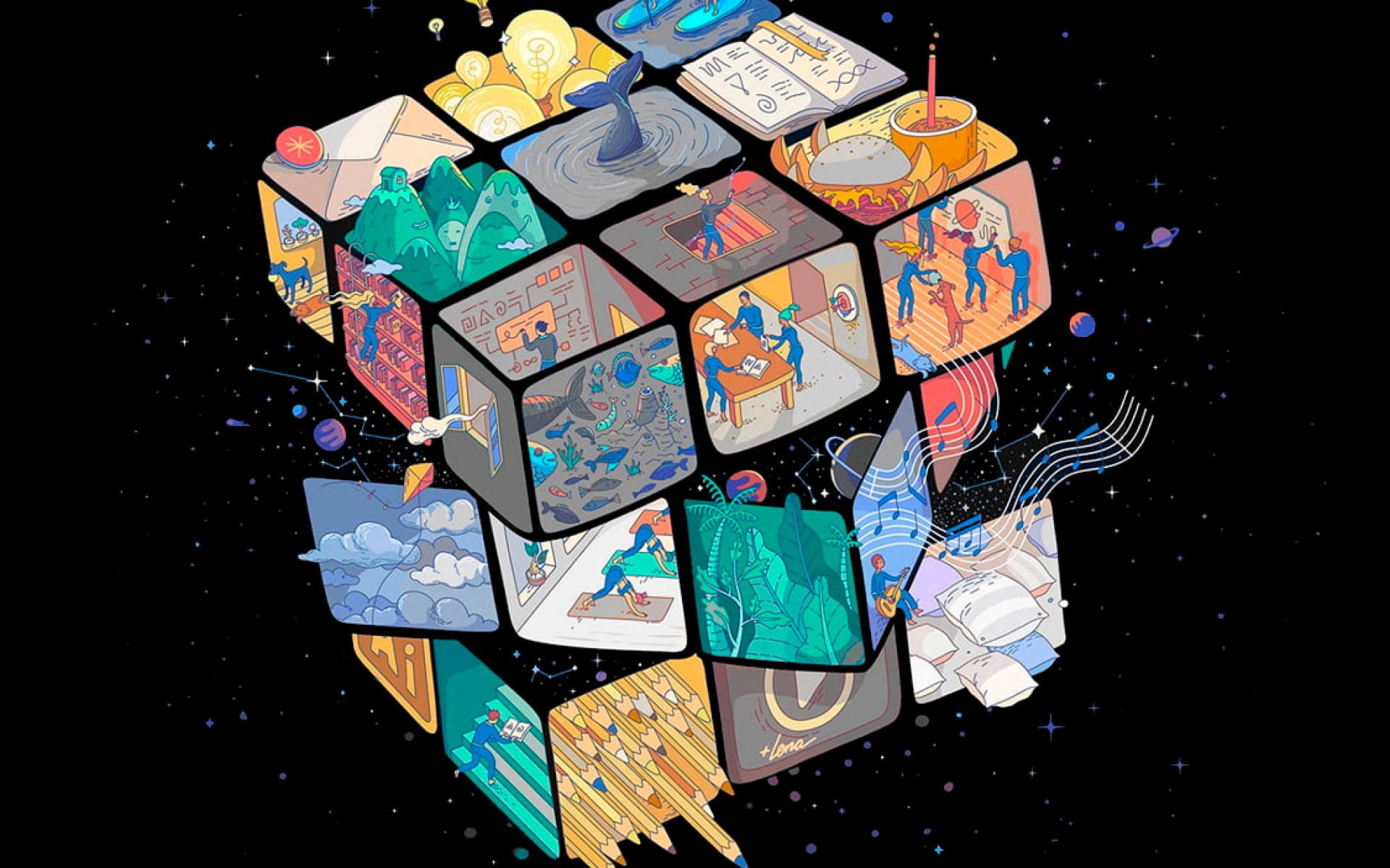 Dark Cube Wallpapers - Top Free Dark Cube Backgrounds - WallpaperAccess