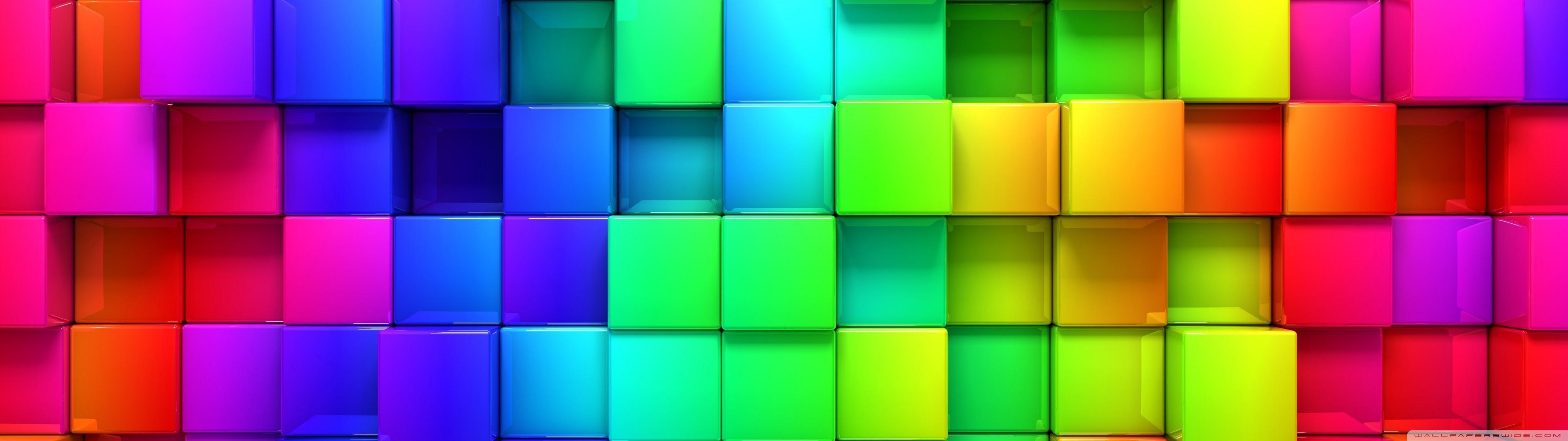 Colorful Cubes Wallpapers - Top Free Colorful Cubes Backgrounds ...