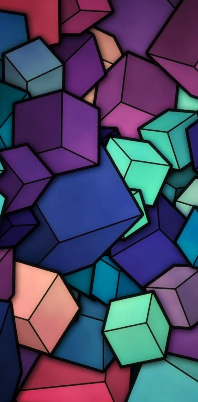 Colorful Cubes Wallpapers - Top Free Colorful Cubes Backgrounds ...