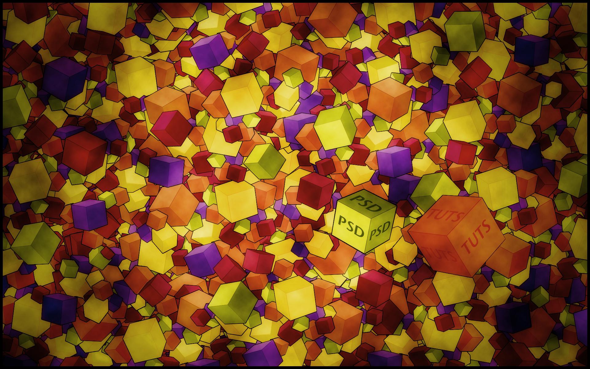 Colorful Cubes Wallpapers - Top Free Colorful Cubes Backgrounds ...