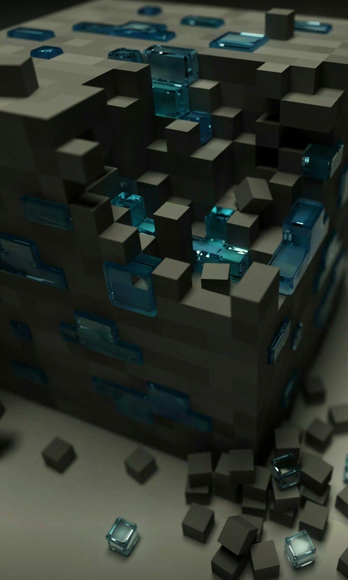 Minecraft Blue Wallpapers - Top Free Minecraft Blue Backgrounds ...